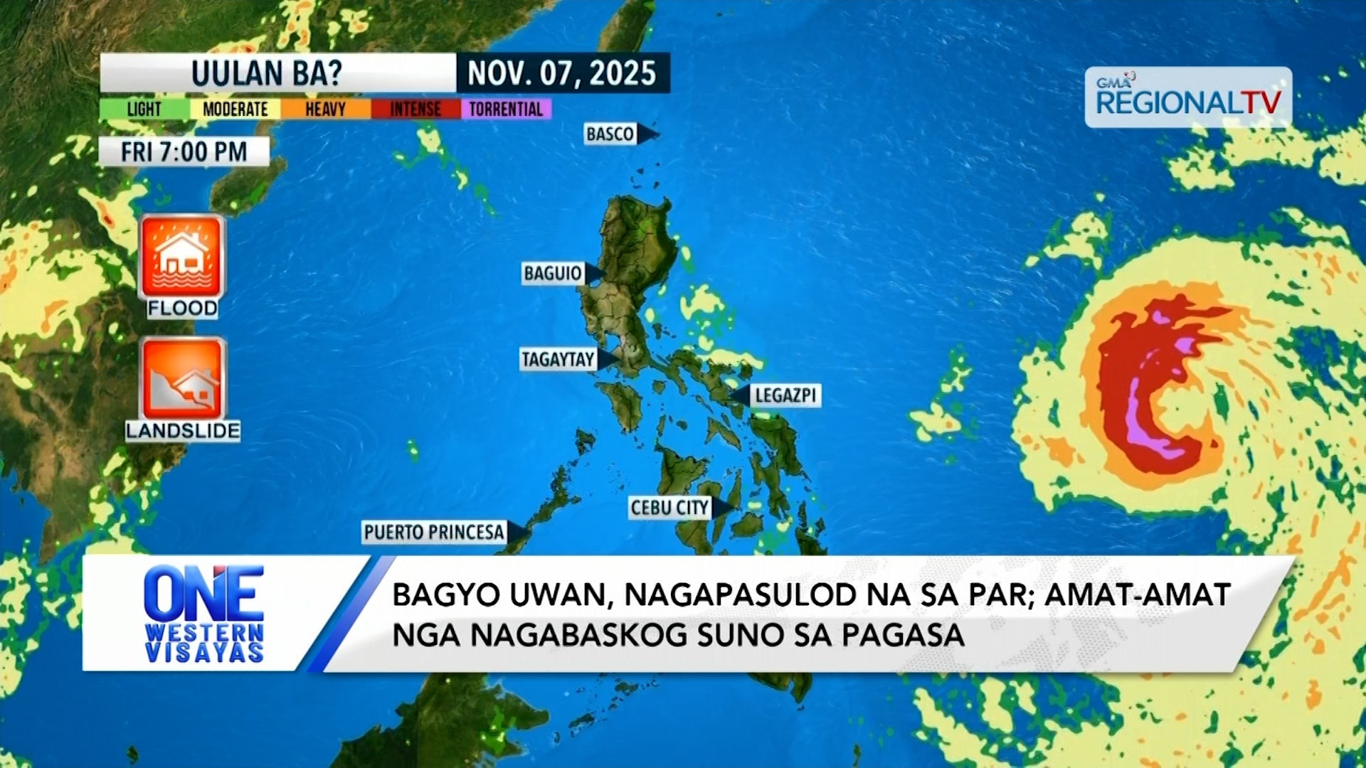 Bagyo uwan, nagapasulod na sa PAR; amat-amat nga nagabaskog suno sa ...