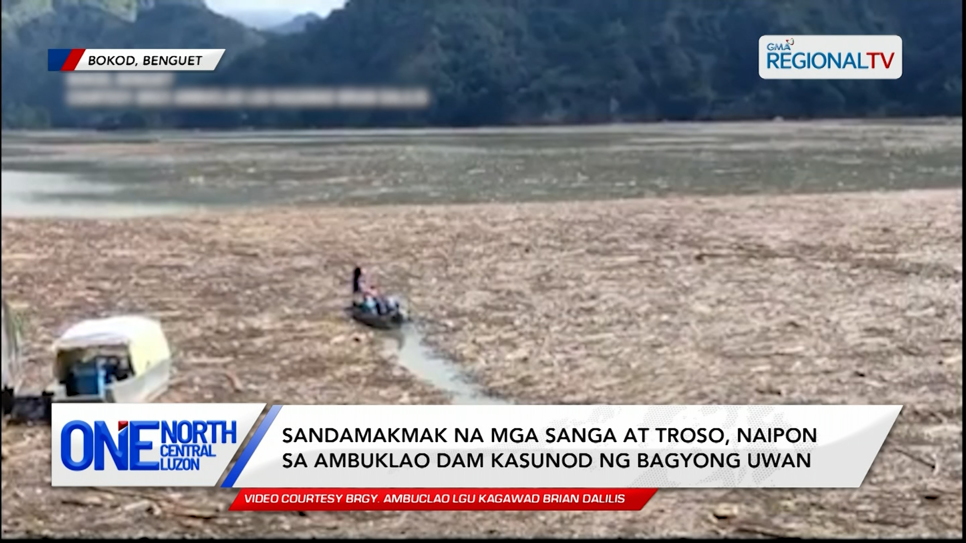 Sandamakmak na mga sanga at troso, naipon sa Ambuklao Dam | One North ...