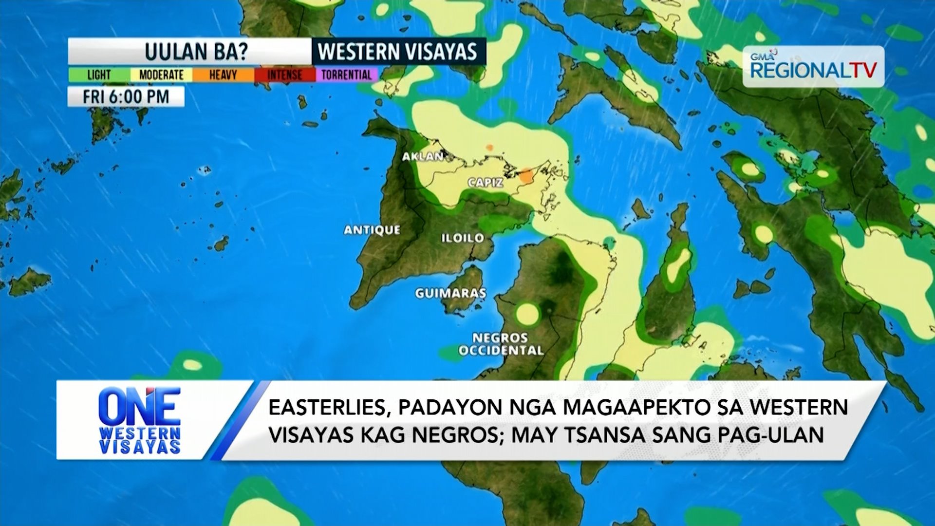 Easterlies, padayon nga magaapekto sa Western Visayas kag Negros; may ...
