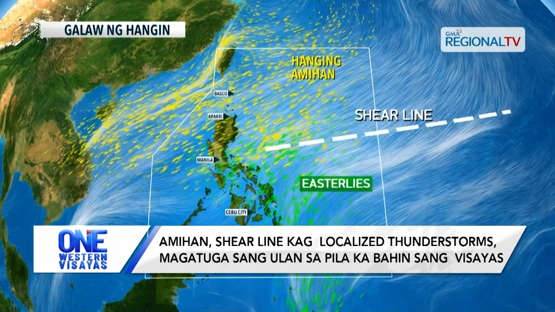 Amihan, Shear Line kag Localized Thunderstorms, magatuga sang ulan sa ...
