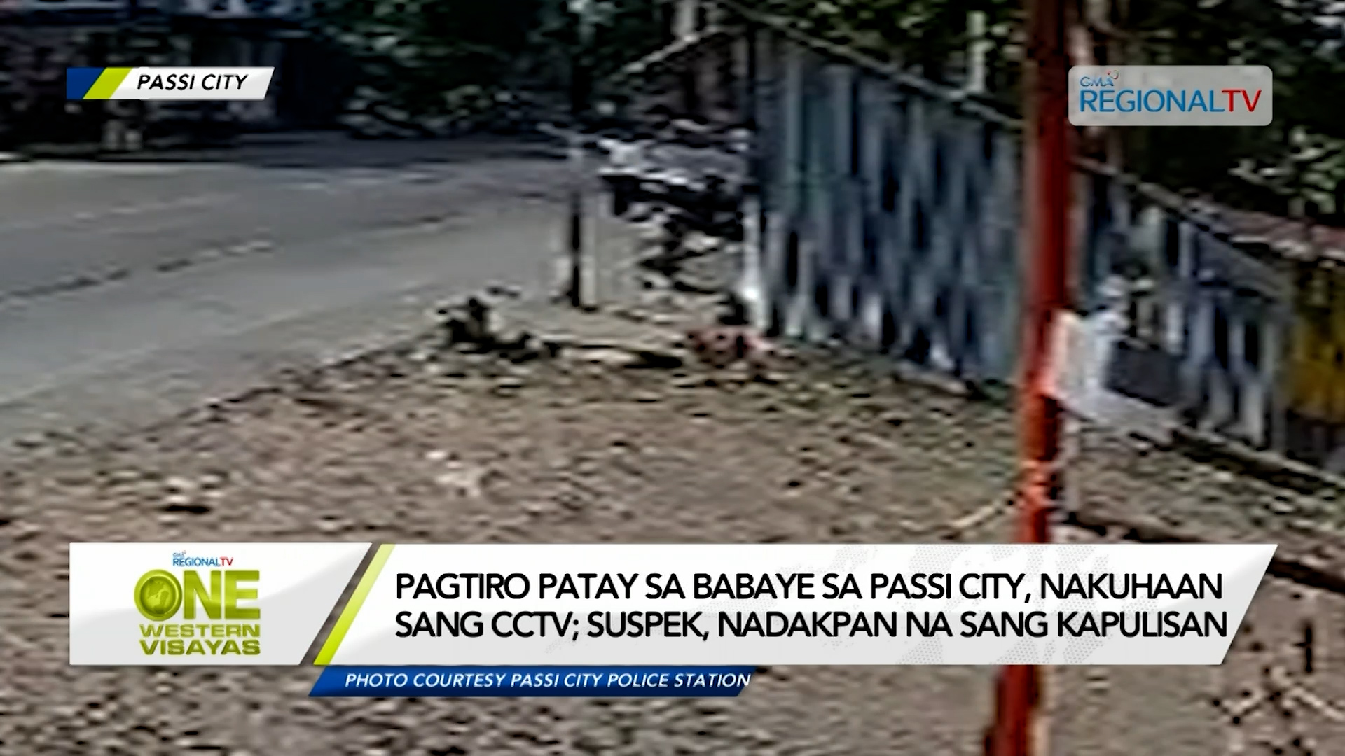Suspek sa pagtiro patay sa babaye sa Passi City, nadakpan