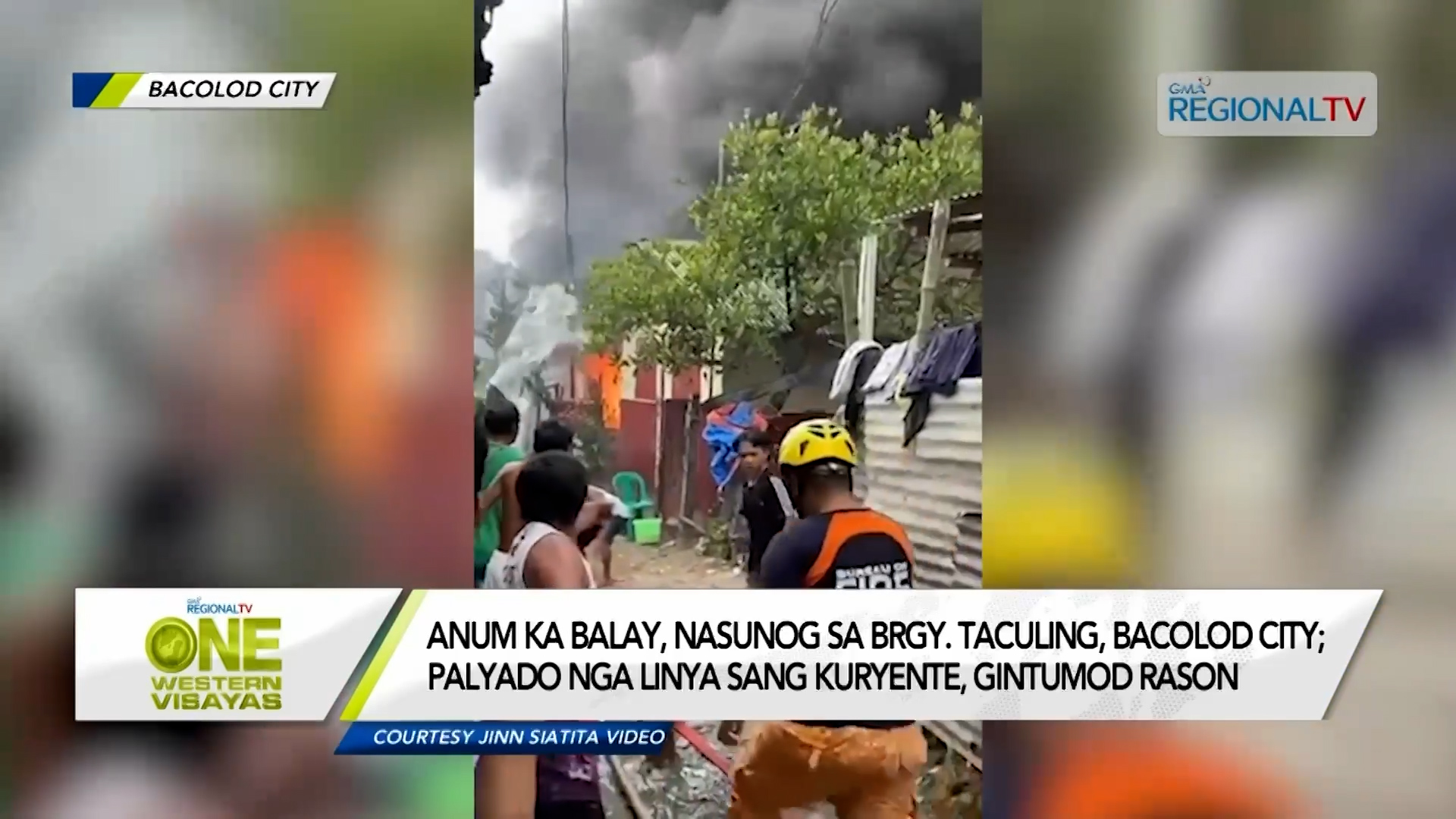 6 ka balay, nasunog sa Bacolod City, ginlamon sang kalayo