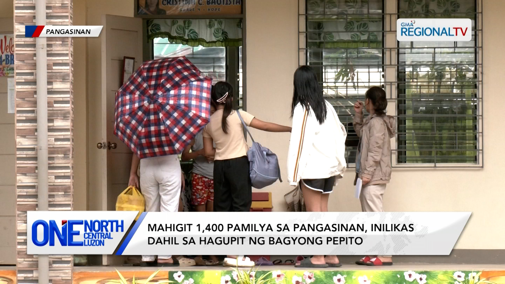 Mahigit 1,400 pamilya sa Pangasinan, inilikas