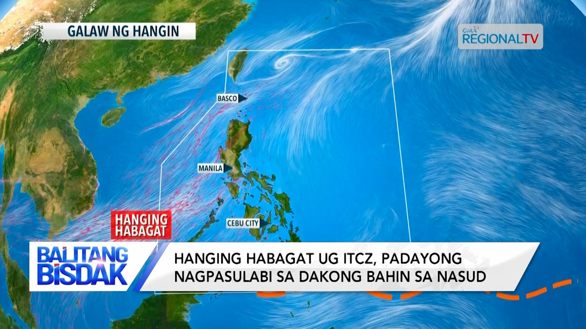 Hanging Habagat ug ITCZ, nagpasulabi sa dakong bahin sa nasud