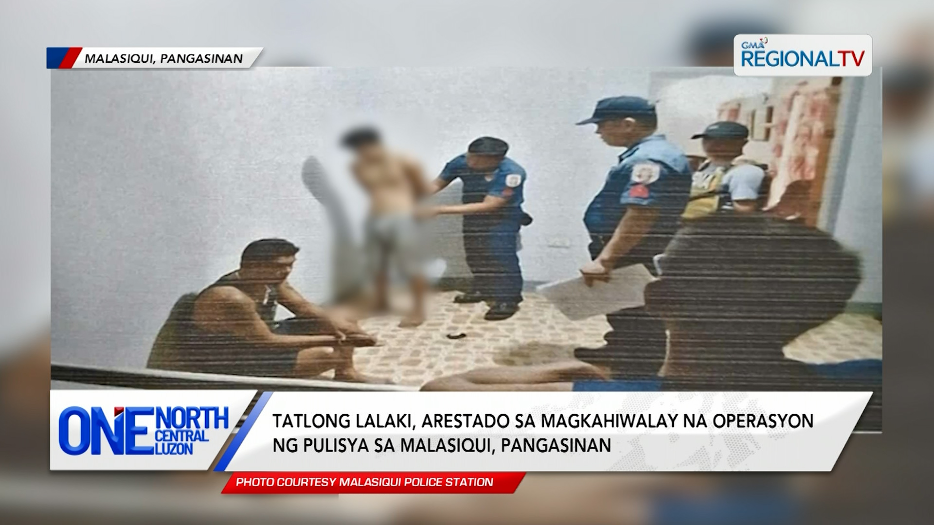 Tatlong lalaki, arestado sa magkahiwalay na operasyon ng pulisya | One North Central Luzon