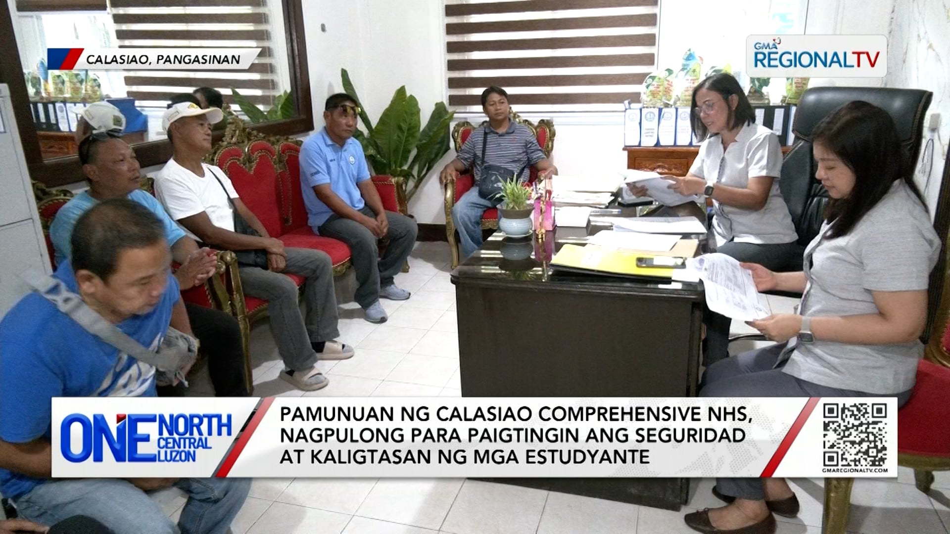 Pamunuan ng Calasiao CNHS, nagpulong para paigtingin ang seguridad ...