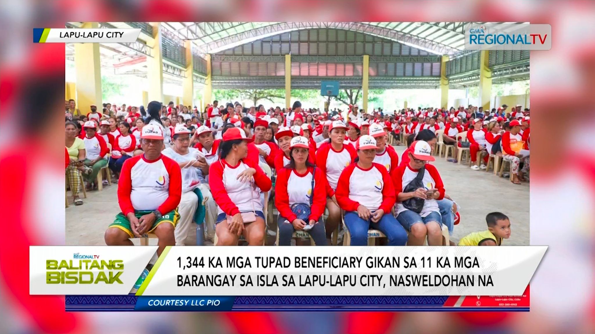 Mga TUPAD beneficiary sa Isla sa Olango, gisweldohan na