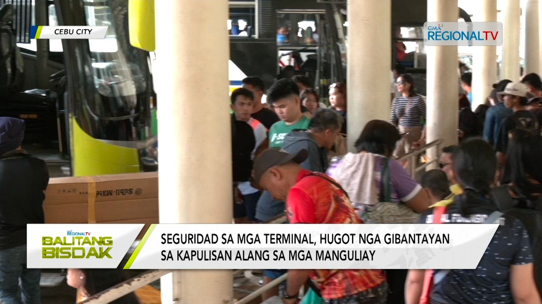 Mga pasahero, midagsa na sa CSBT; Seguridad, gipahugtan