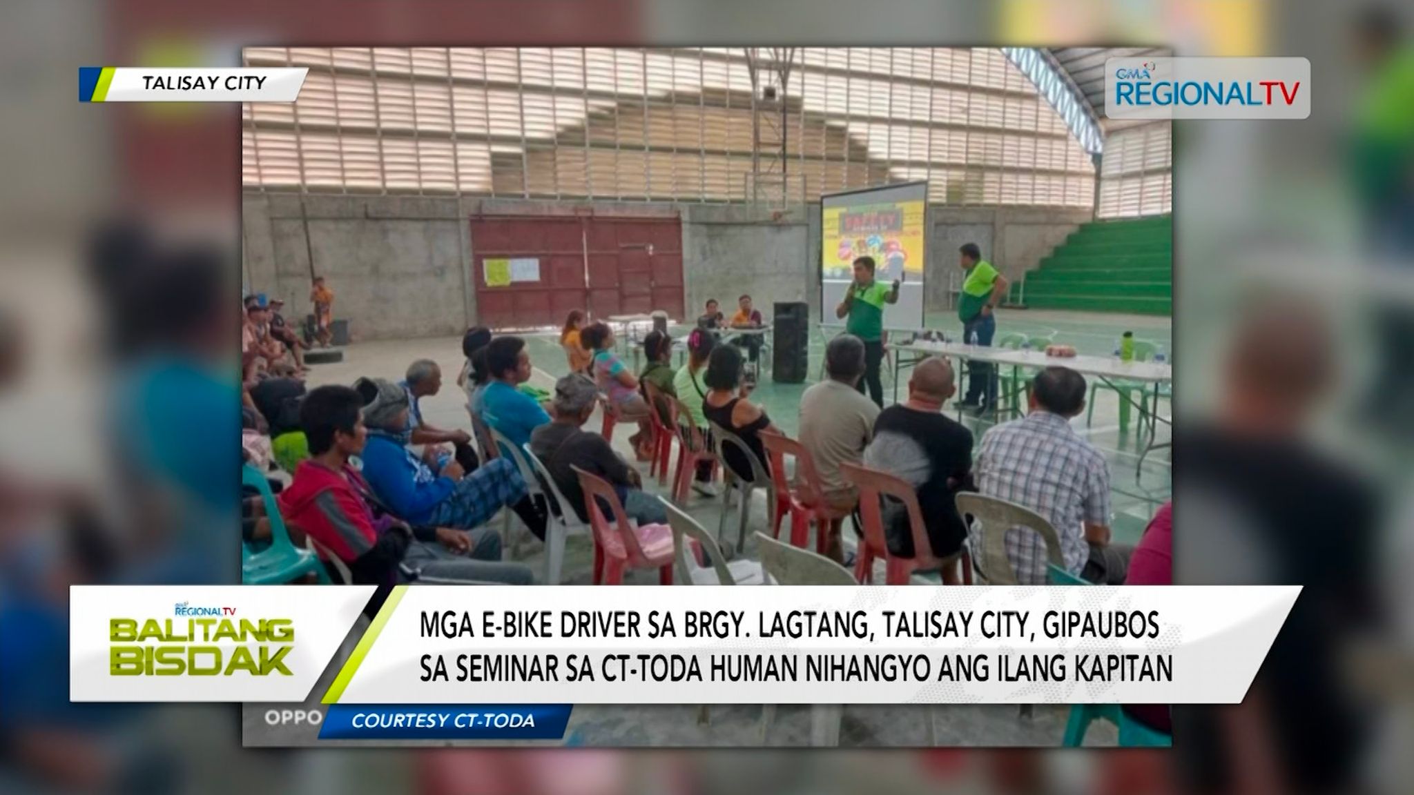 E-bike driver sa Brgy. Lagtang, gipaubos sa seminar sa CT-TODA