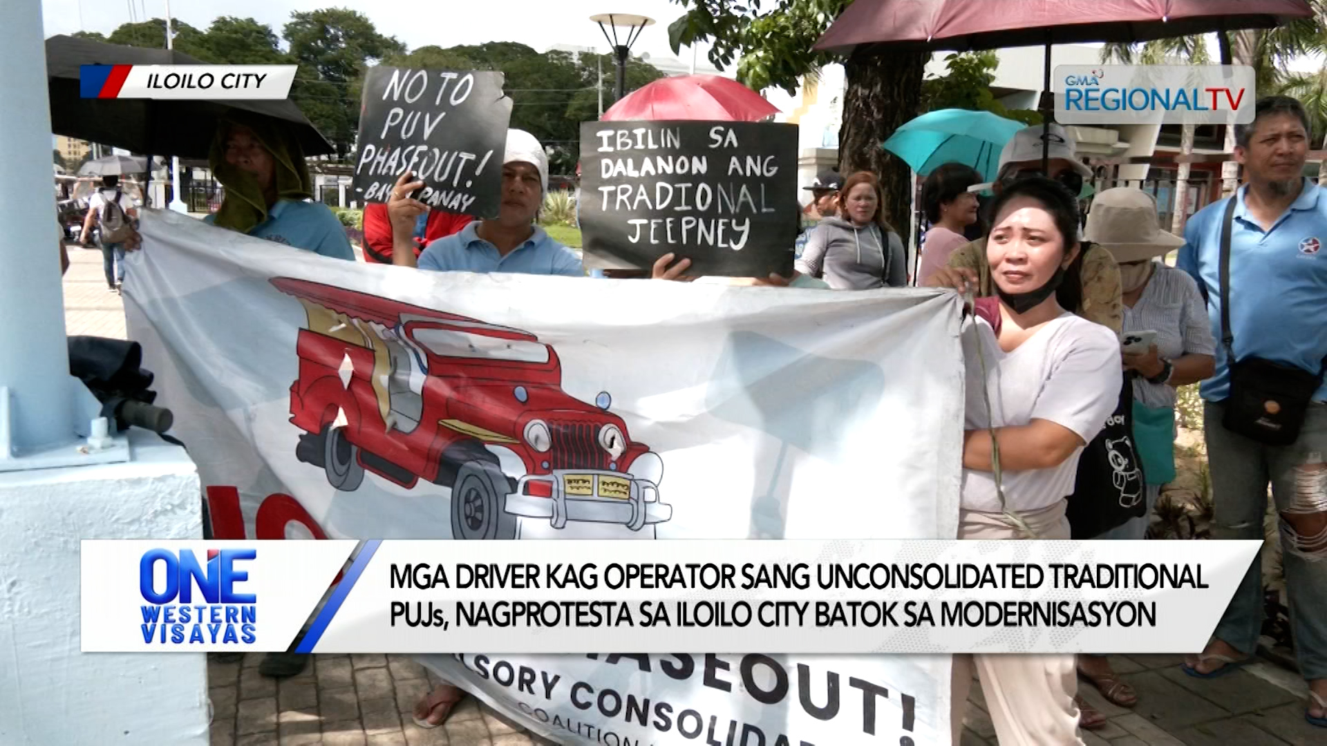 Mga driver kag operator sang unconsolidated traditional PUJs, nagprotesta
