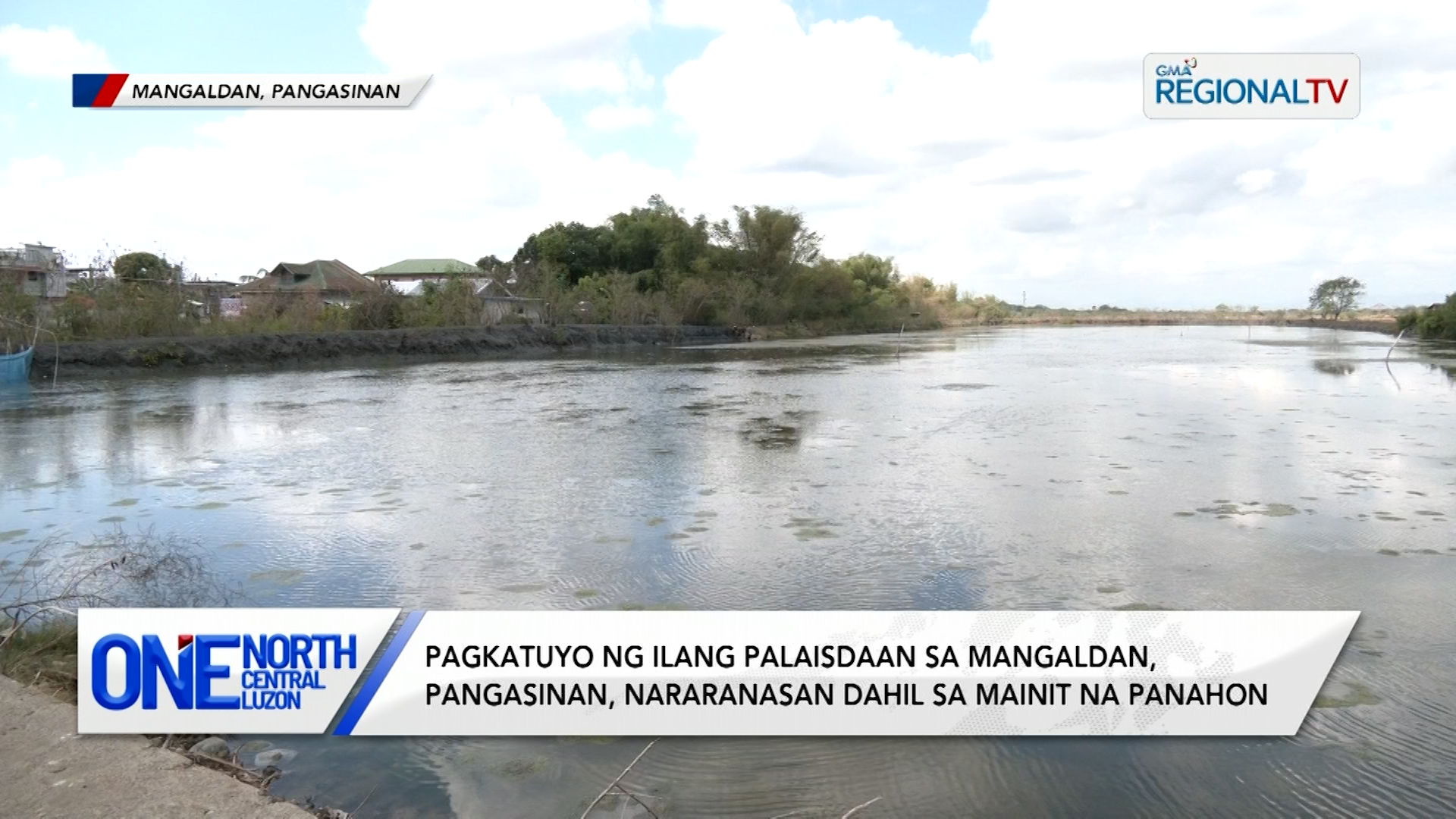 Pagkatuyo ng ilang palaisdaan, nararanasan dahil sa mainit na panahon