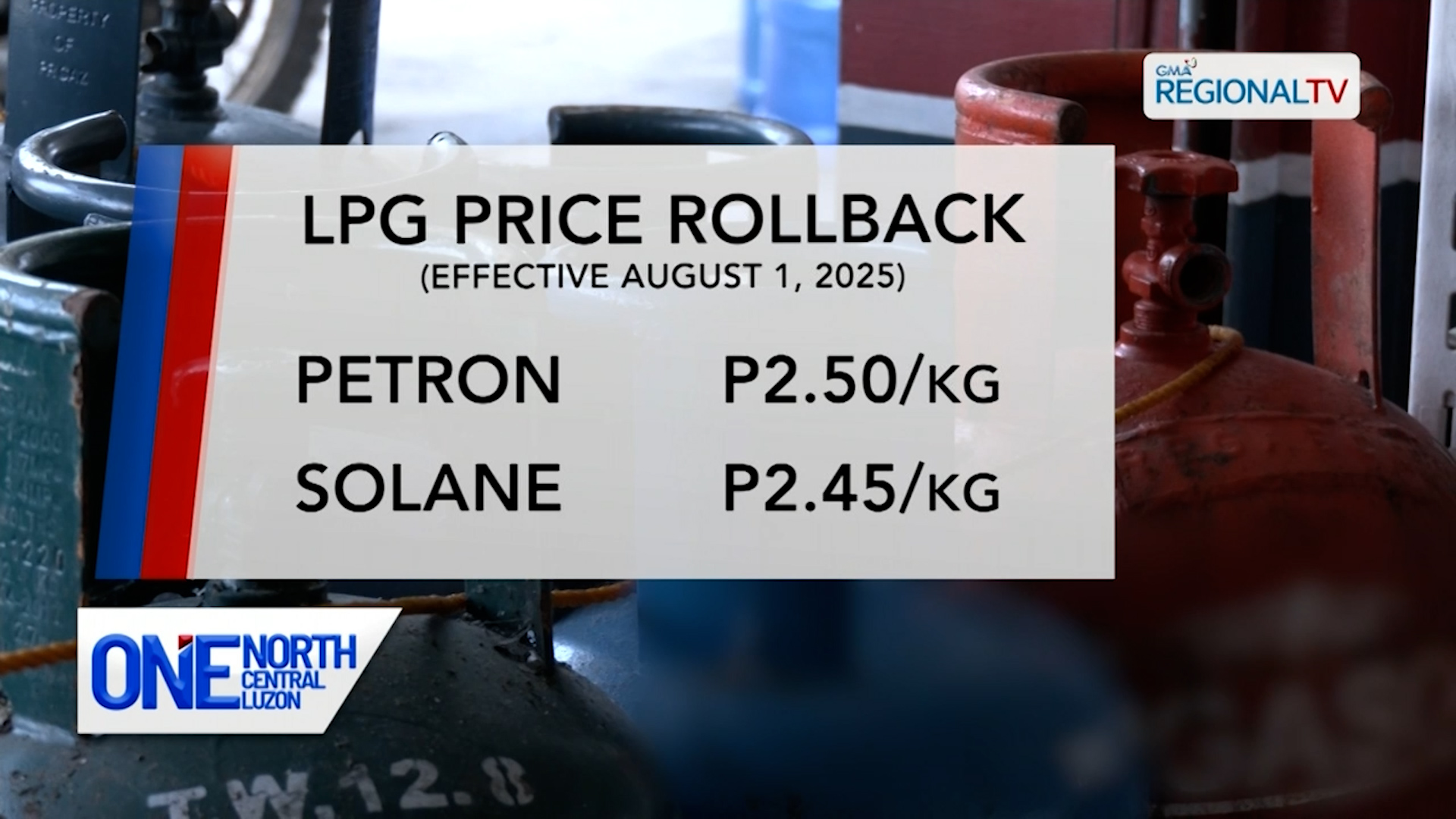 Presyo ng LPG, may rollback ngayong Agosto | One North Central Luzon