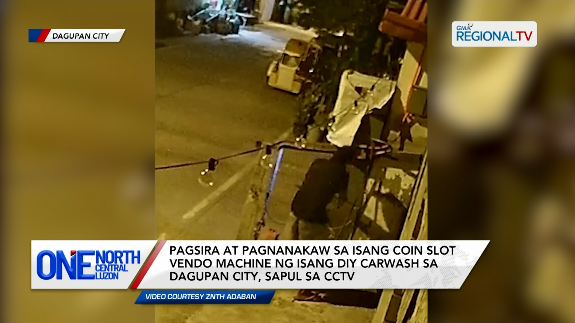 Pagsira at pagnanakaw sa coin slot vendo machine, sapul sa CCTV | One ...