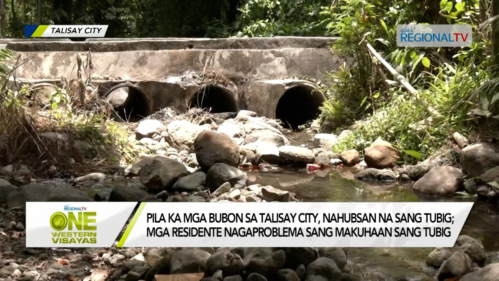 Pila ka mga bubon sa Talisay City, nahubsan na sang tubig