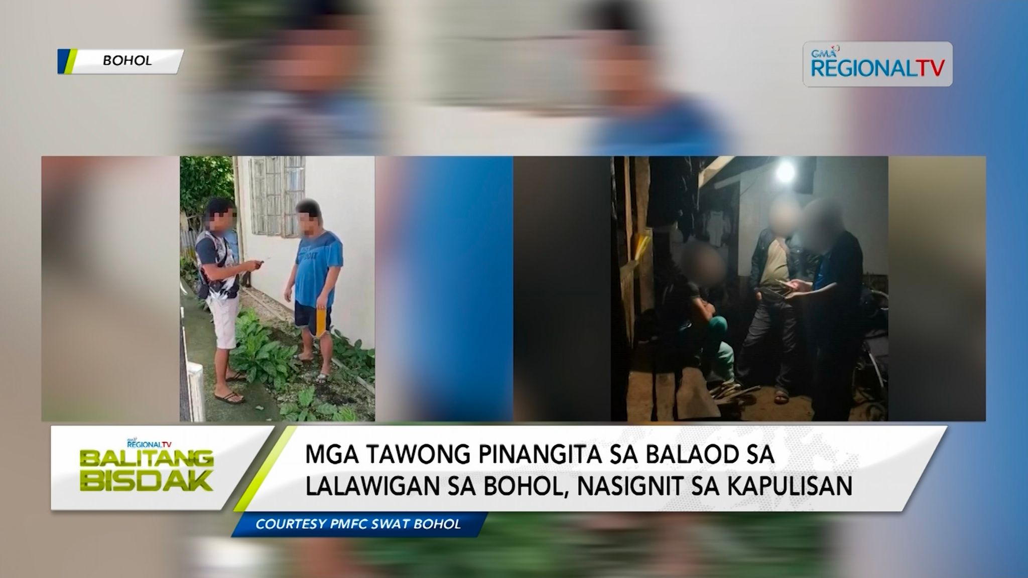 Mga tawong pinangita sa balaod sa Bohol, nadakpan na