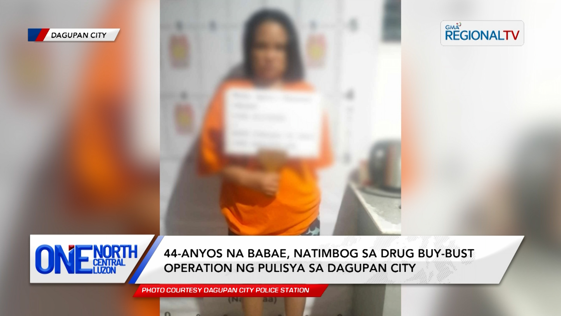 44-anyos na babae, natimbog sa buy-bust operation sa Dagupan City