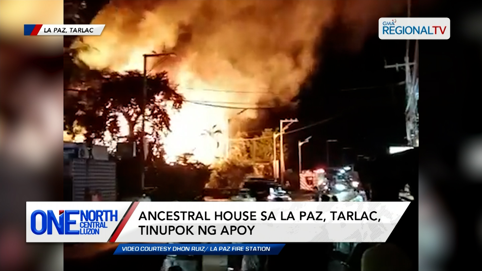 Ancestral house sa La Paz, Tarlac, tinupok ng apoy | One North Central ...