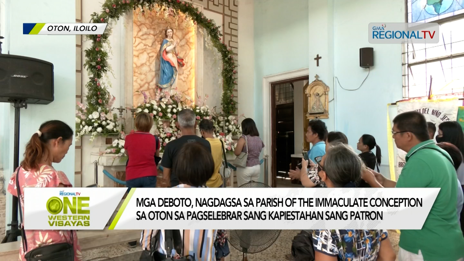 Mga deboto, nagdagsa sa Parish of the Immaculate Conception sa Oton