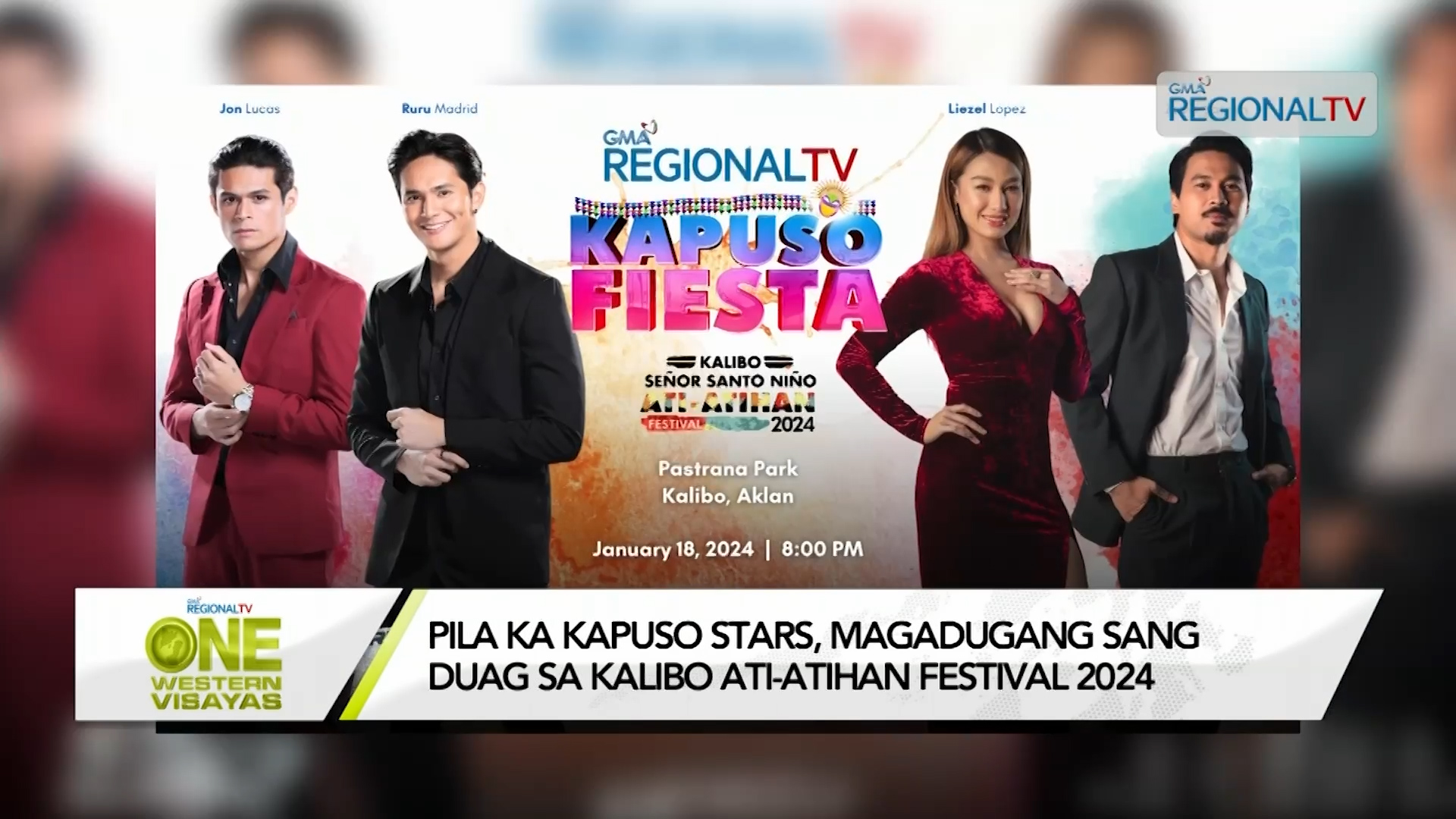 Pila ka Kapuso Stars, magadugang sang duag sa Kalibo Ati-Atihan Festival 2024