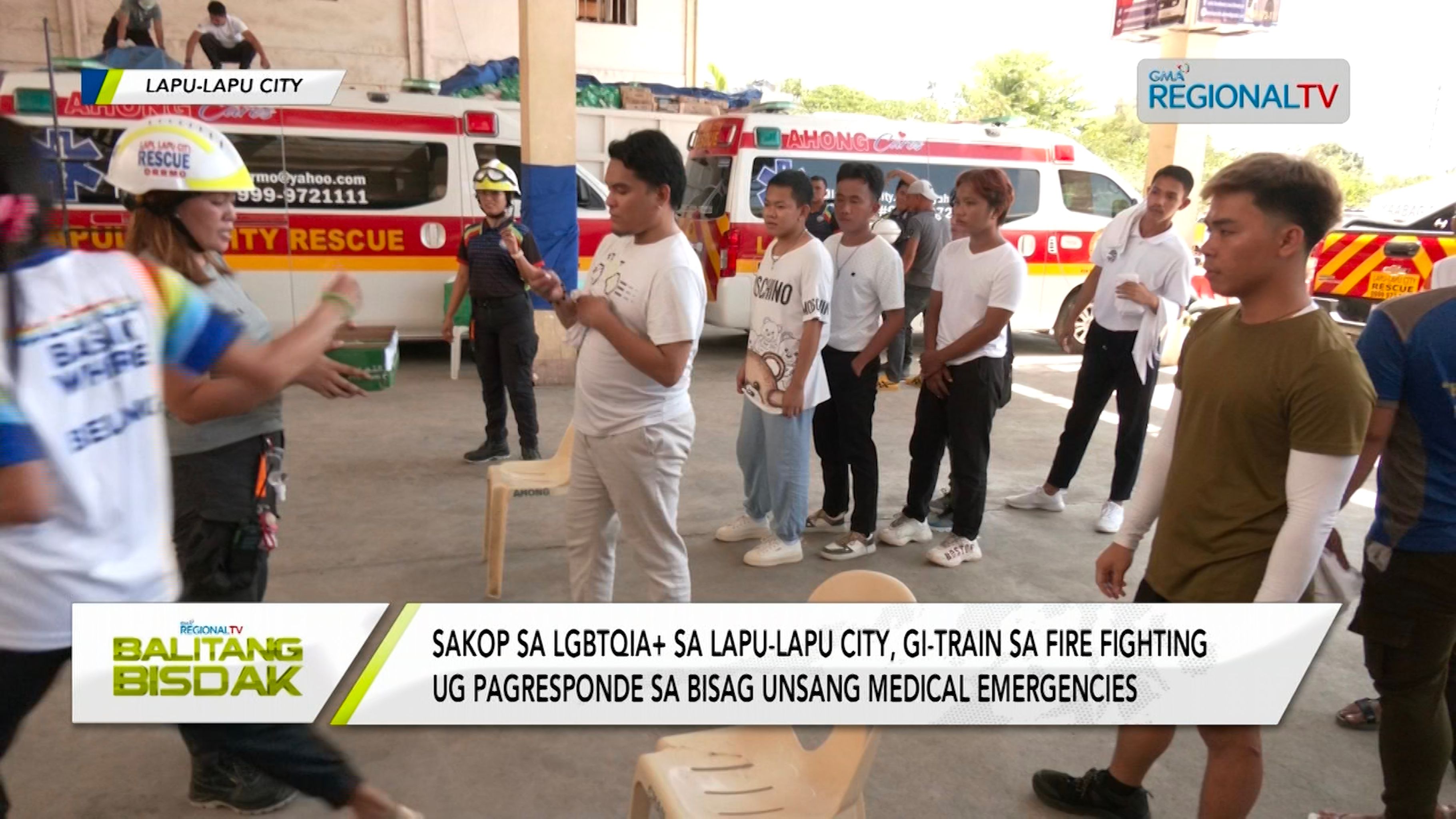 Sakop sa LGBTQIA+, gipaubos sa firefighting training