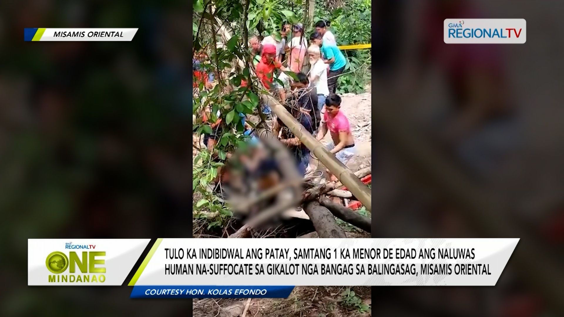 Tulo ka indibidwal patay, samtang 1 ka menor de edad ang naluwas human na-suffocate