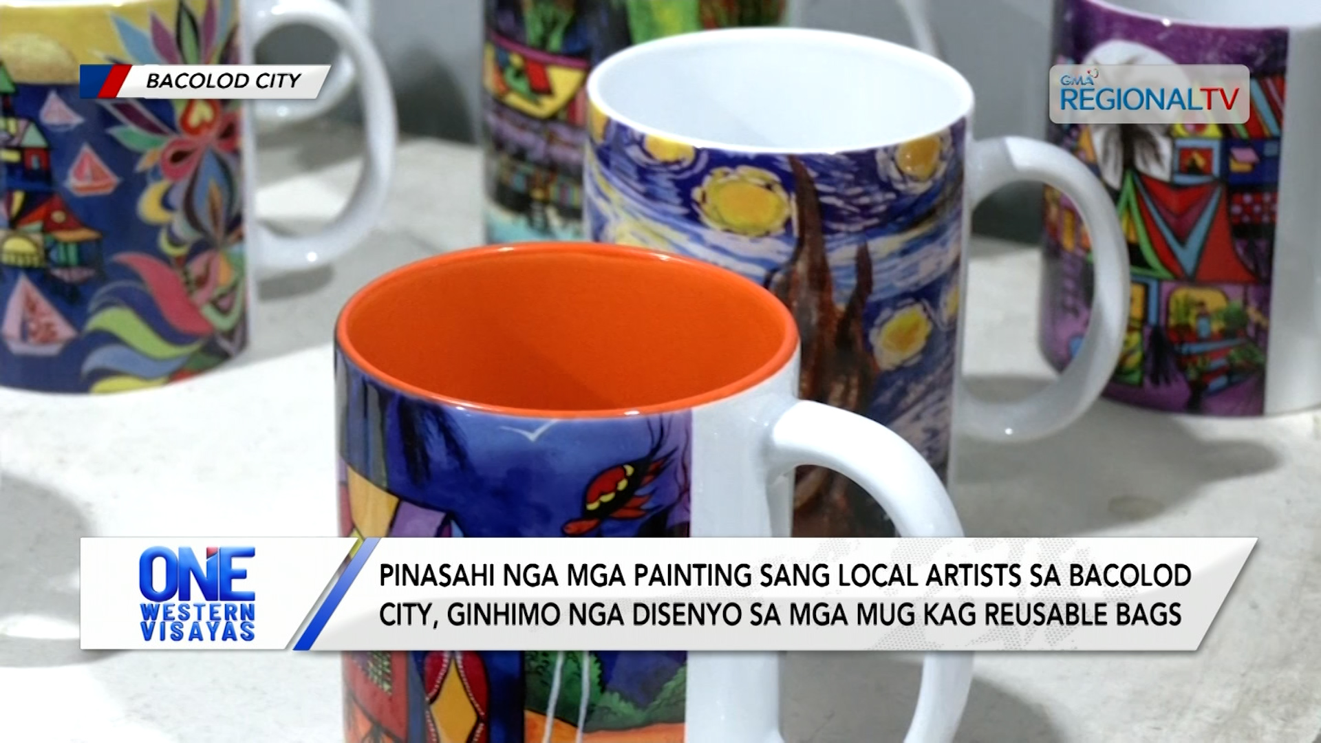 Pinasahi nga mga painting sang local artists sa Bacolod City