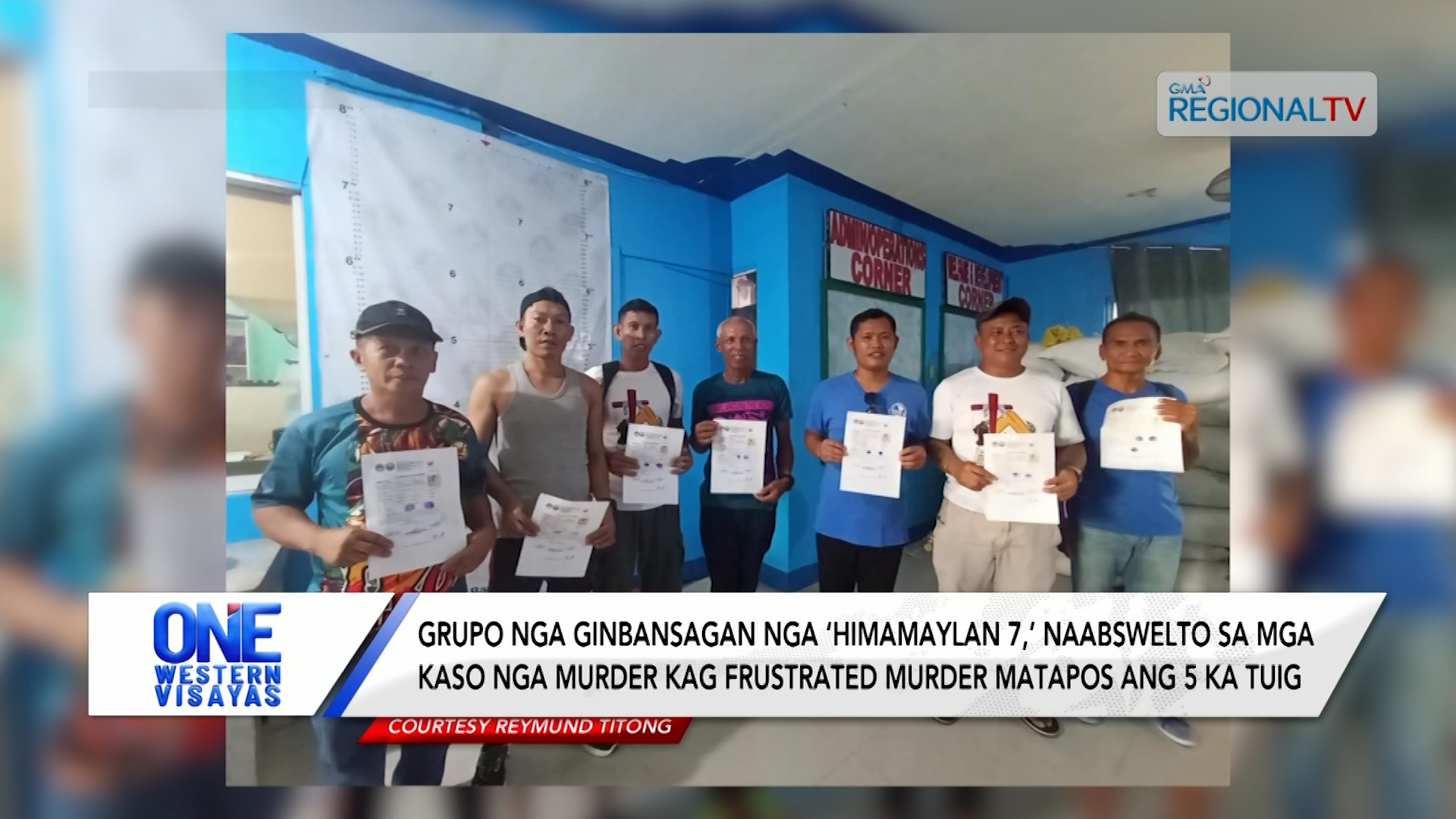 Grupo nga ginbansagan nga ‘Himamaylan 7,’ naabswelto sa mga kaso