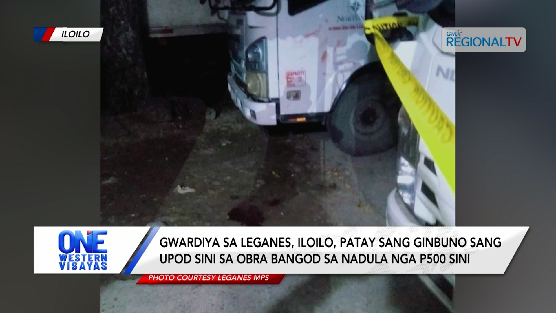 Gwardiya sa Leganes, Iloilo, patay sang ginbuno sang upod sini sa obra