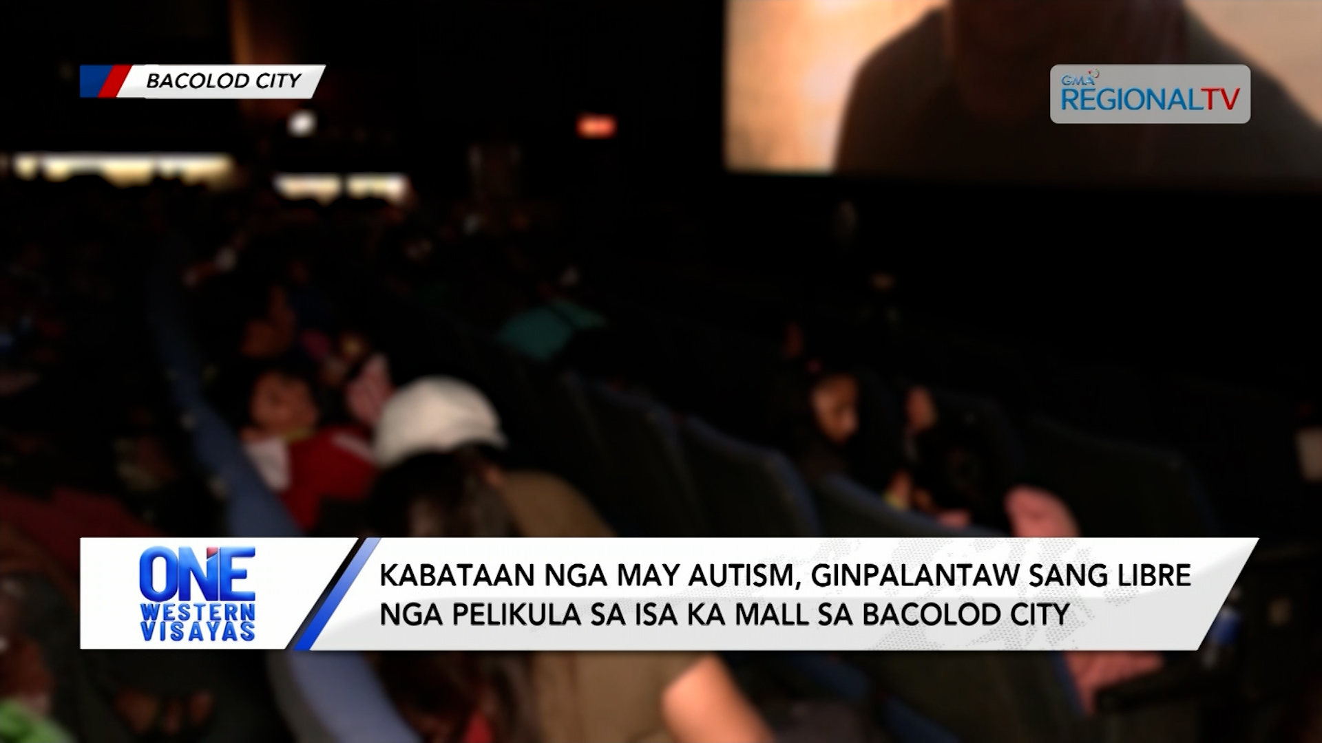 Kabataan nga may autism, ginpalantaw sang libre nga pelikula sa Bacolod City