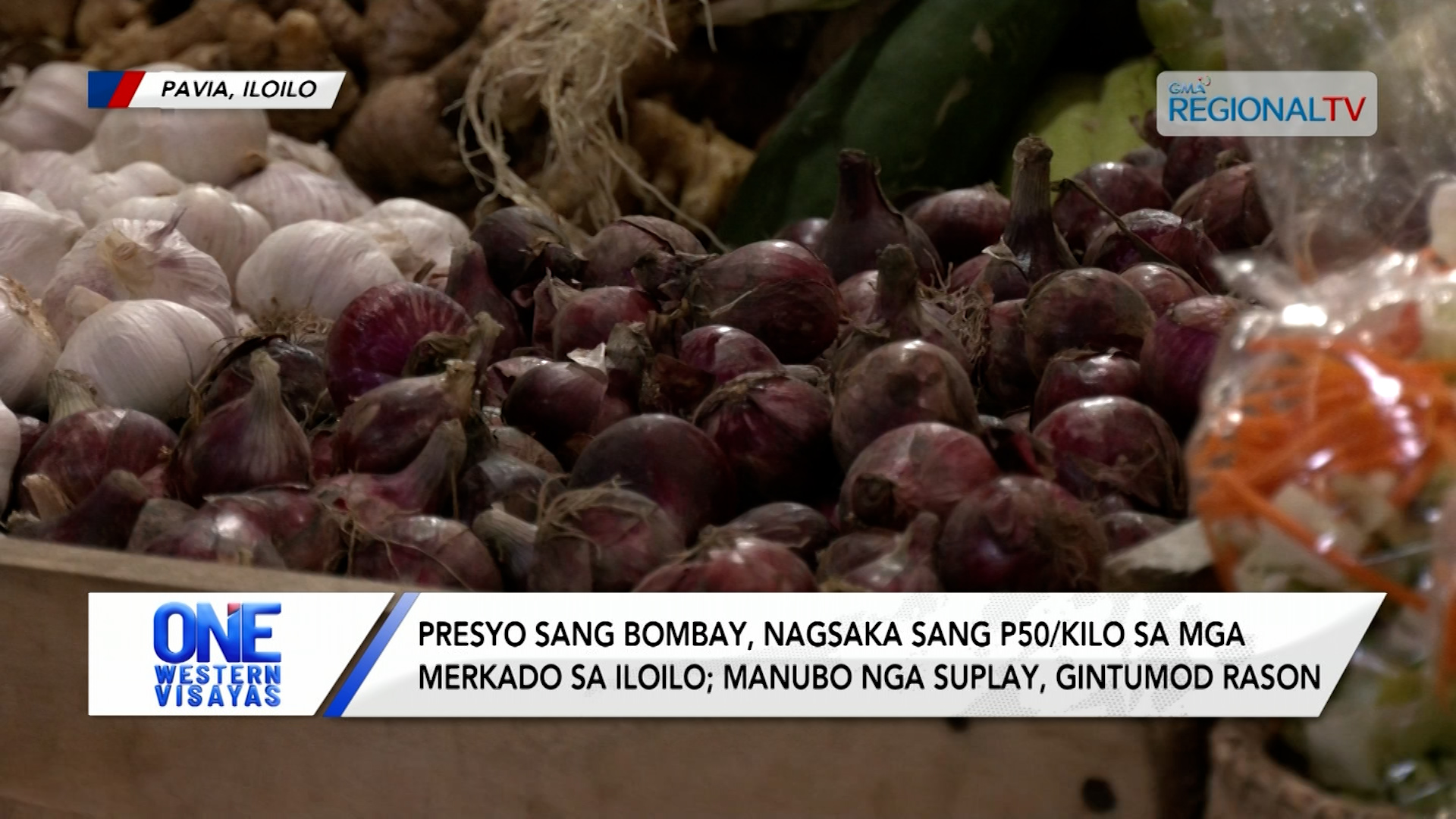 Presyo sang bombay, nagsaka sang P50/kilo sa mga merkado sa Iloilo