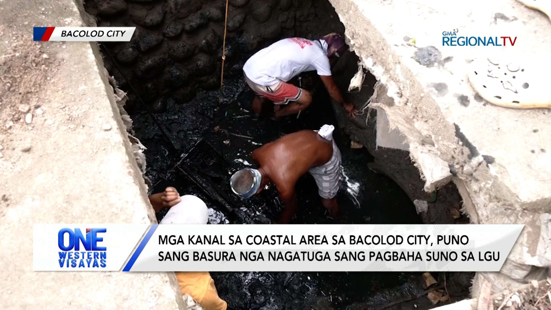 Mga kanal sa coastal area sa Bacolod City, puno sang basura | One Western Visayas