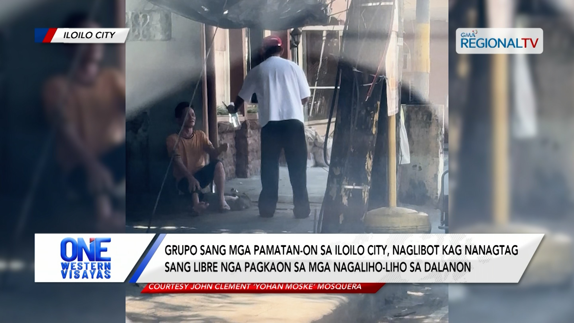 Pamatan-on sa Iloilo City nagahatag sang pagkaon sa nagaliho-liho sa dalan | One Western Visayas