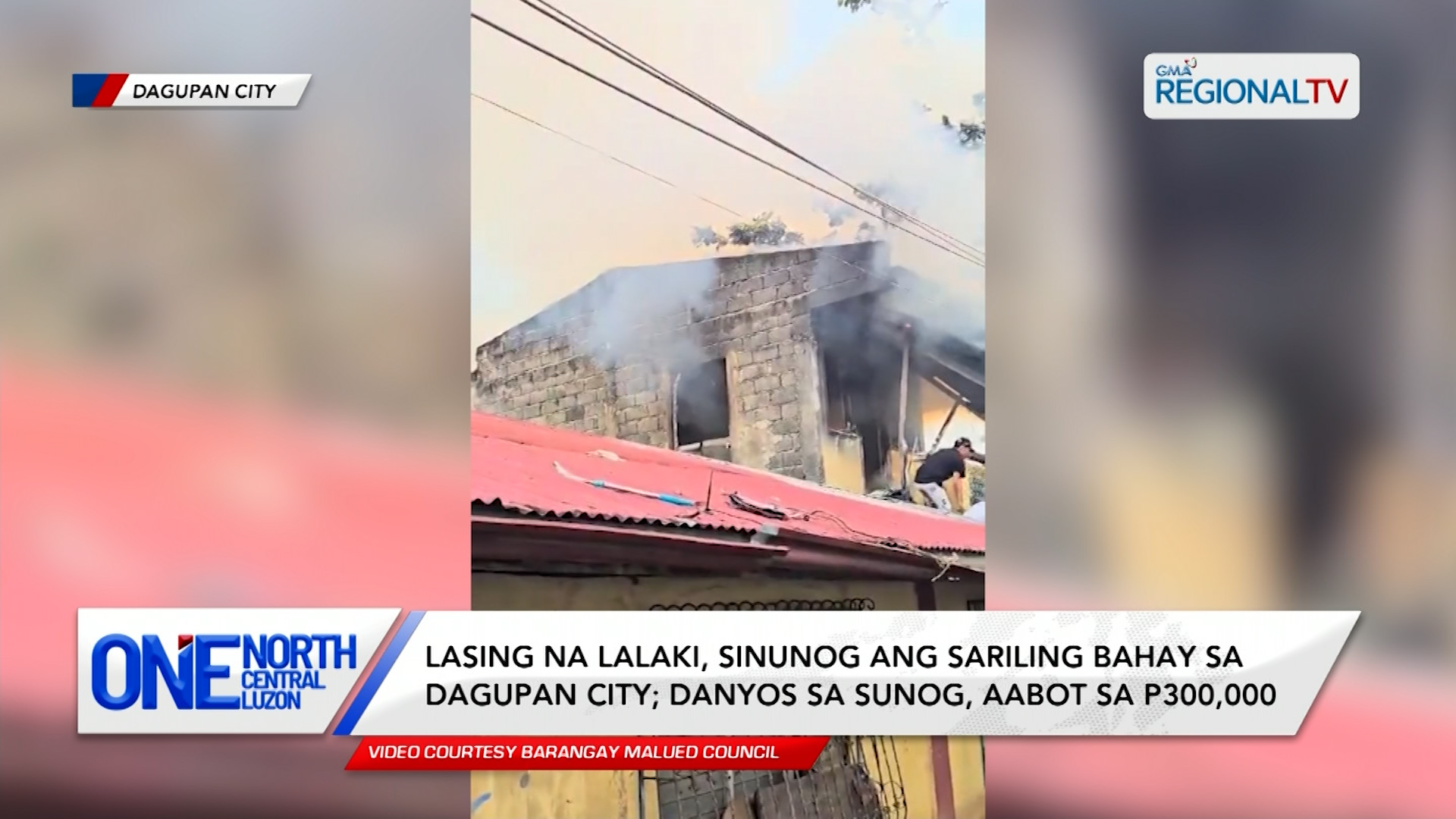 Lasing na lalaki, sinunog ang sariling bahay sa Dagupan City | One ...