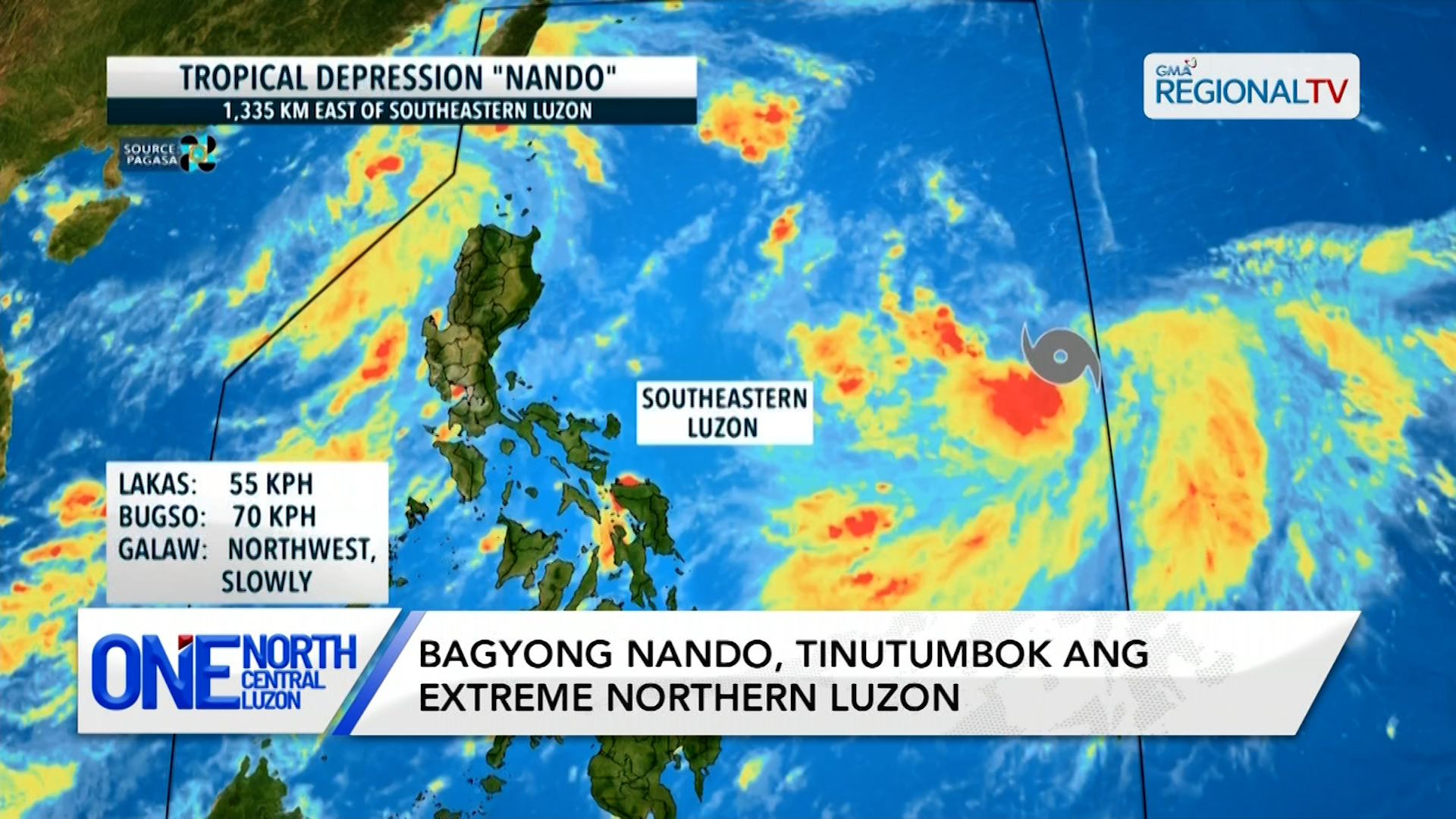 Bagyong Nando na nasa PAR, binabantayan ng PAGASA | One North Central Luzon