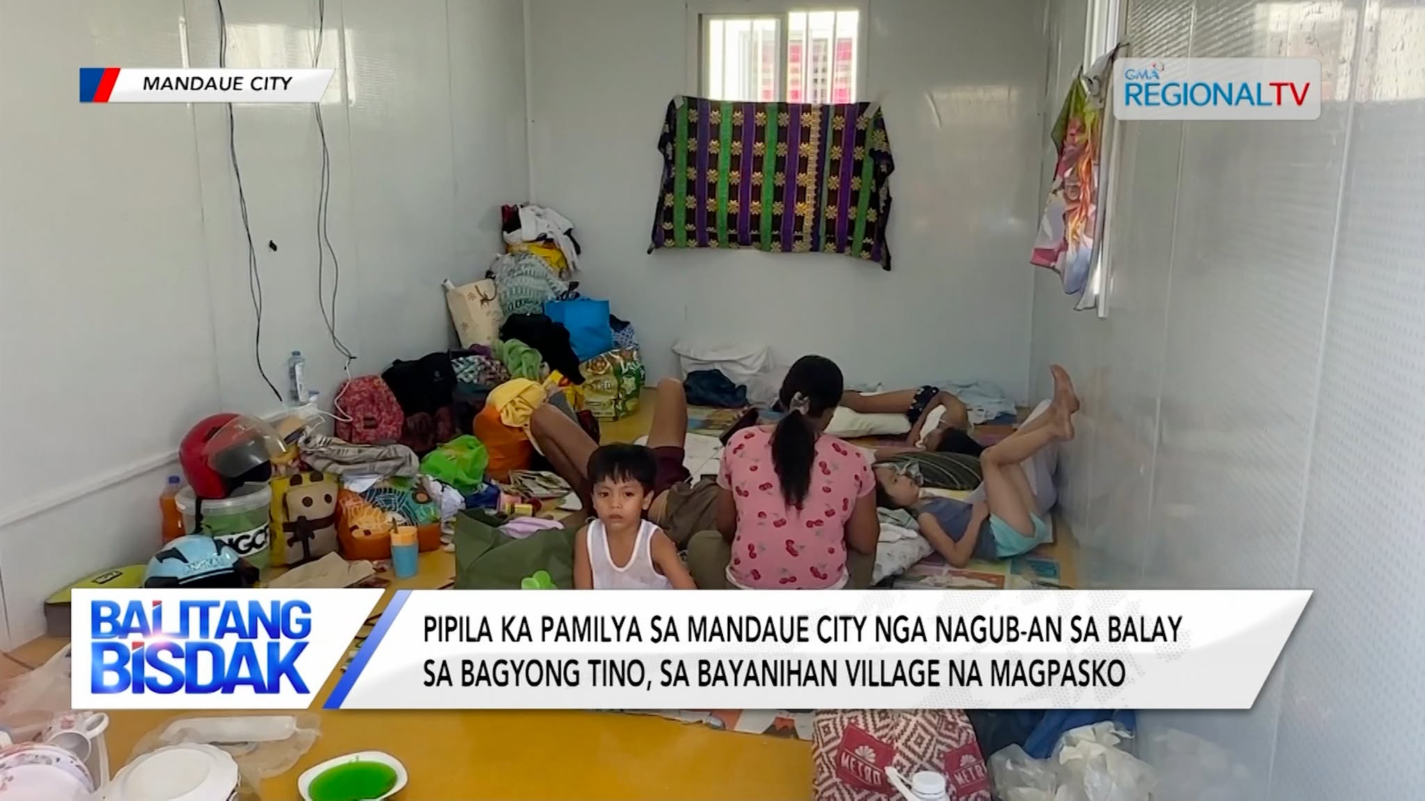Pipila ka pamilya nga apektado sa Bagyong Tino, Magpasko sa Bayanihan ...
