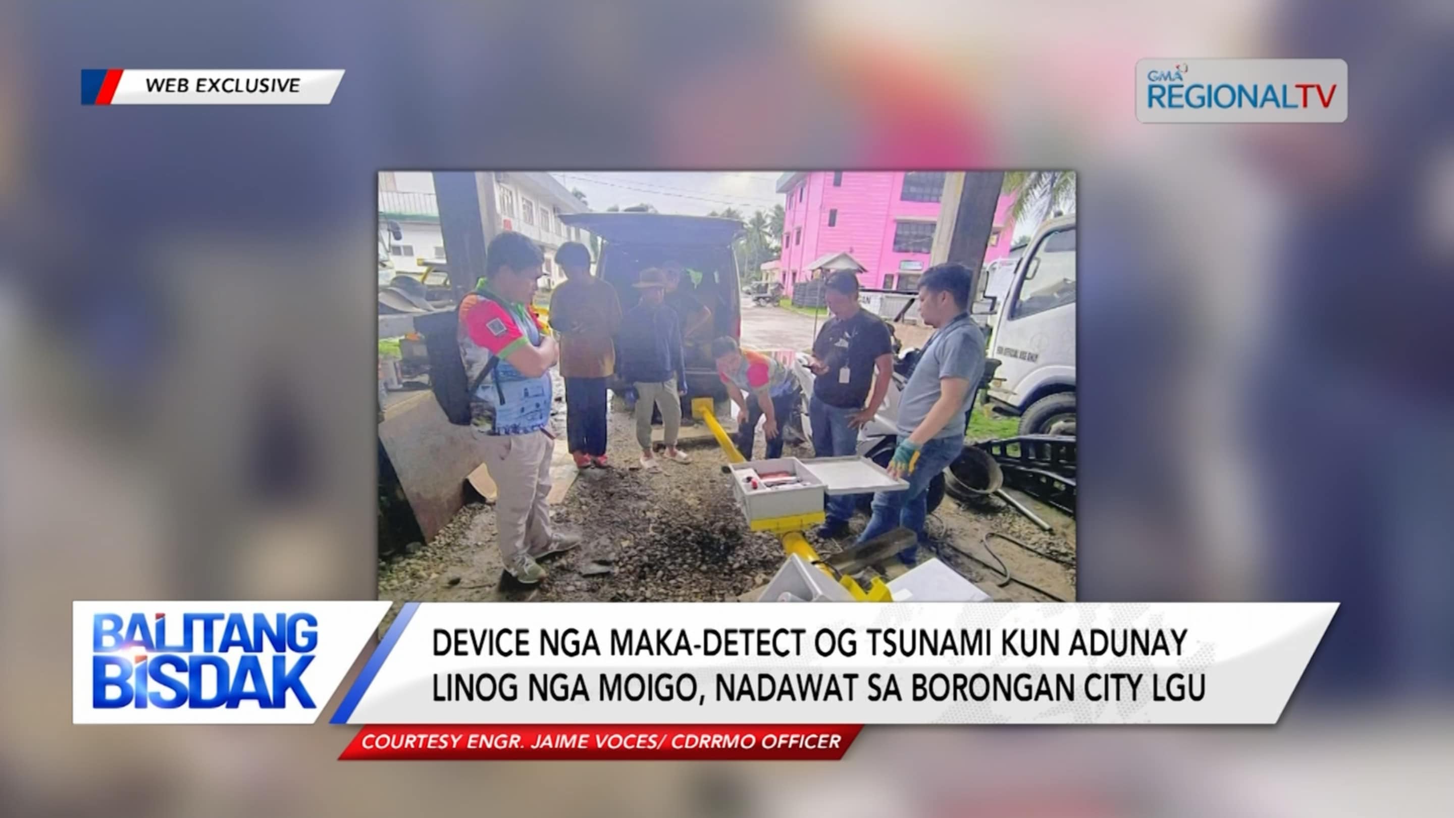 Borongan City, Nakadawat og Device nga Maka-detect og Tsunami