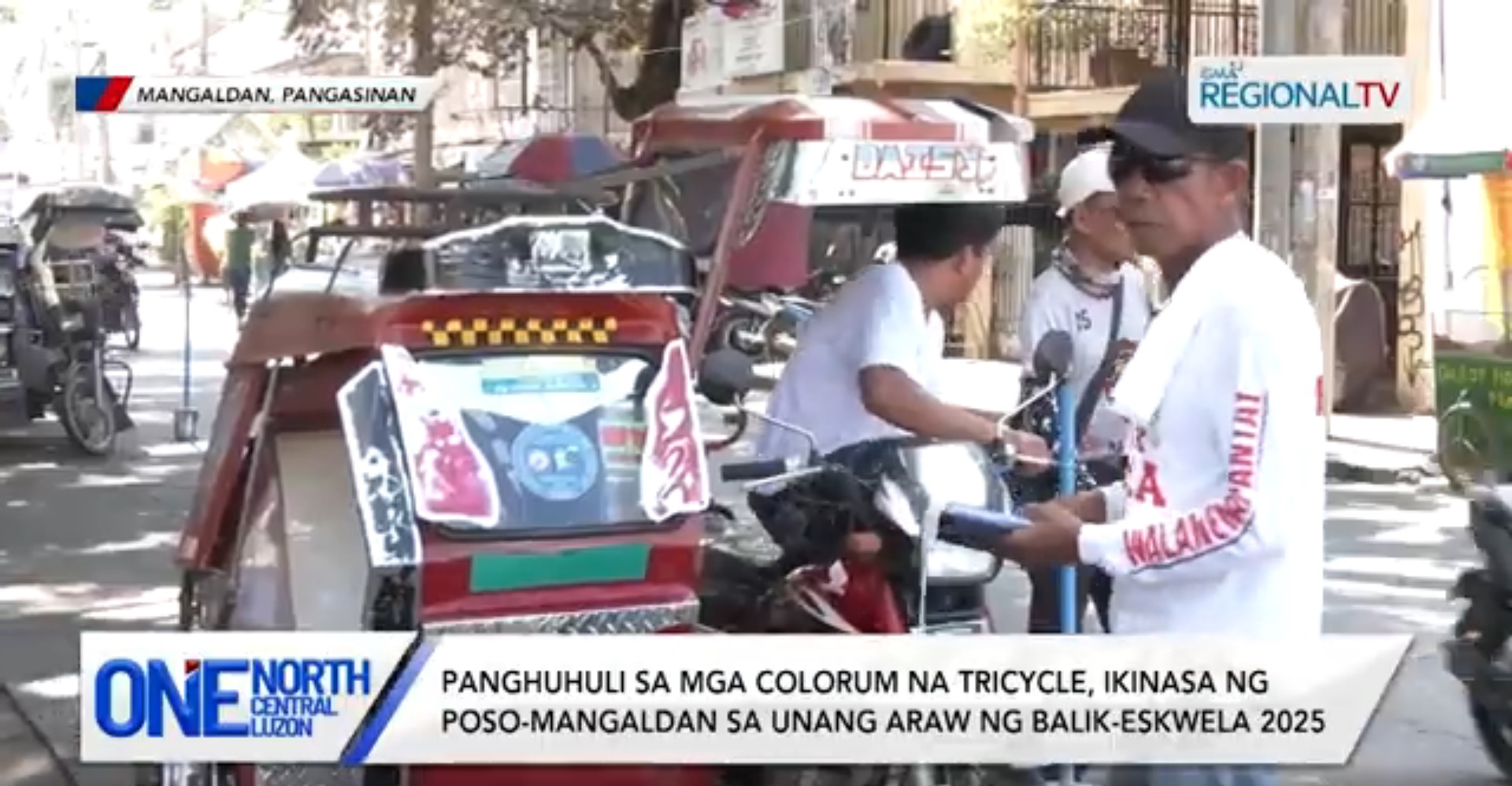 Panghuhuli sa mga colorum na tricycle, ikinasa ng POSO-Mangaldan