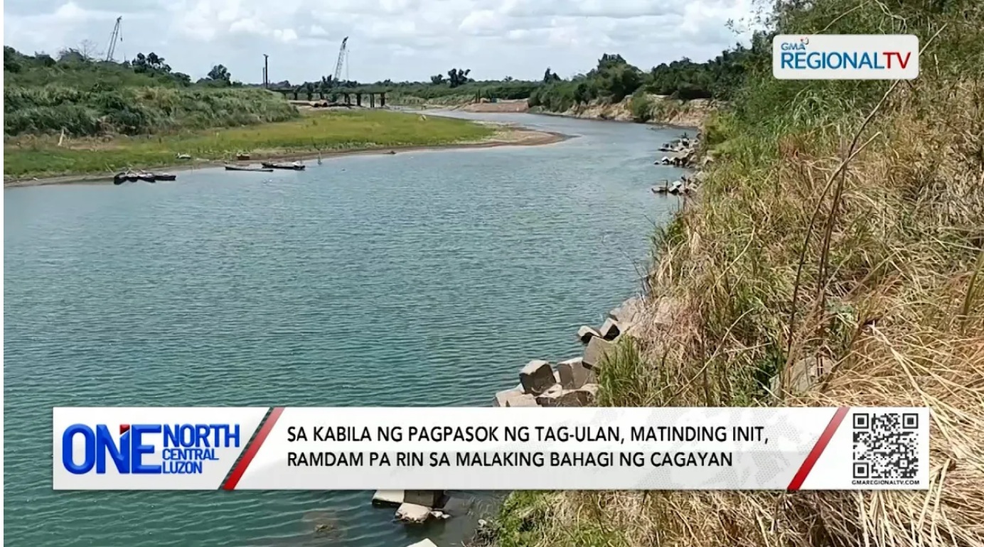 Pagbaba ng antas ng Pinacanauan River, nararanasan | One North Central ...