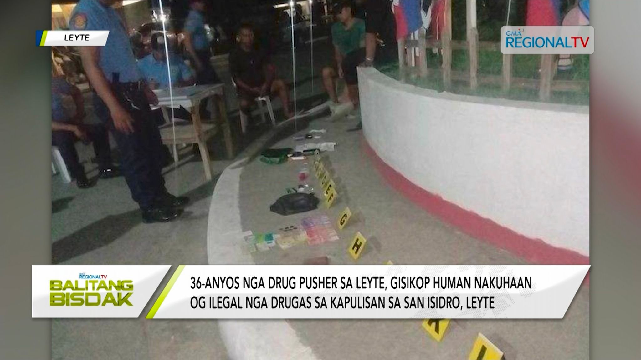 36-anyos nga drug pusher sa Leyte, nadakpan sa checkpoint