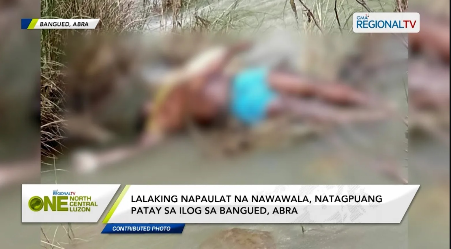 Lalaking napaulat na nawawala, natagpuang patay sa ilog sa Bangued, Abra Lalaking napaulat na nawawala, natagpuang patay sa ilog sa Bangued, Abra