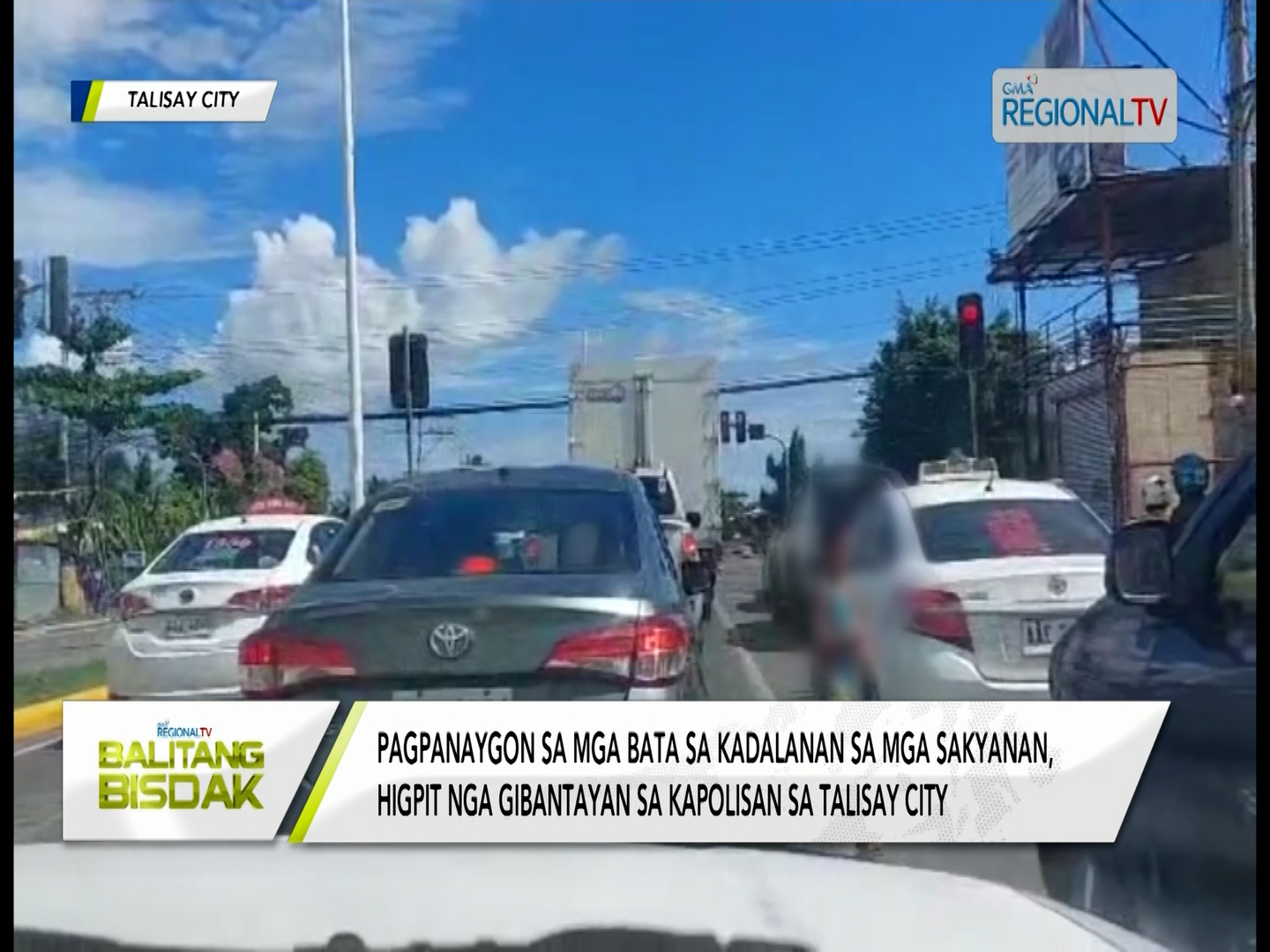 Risgo sa mga bata'ng manaygon sa kadalanan ug mga sakyanan