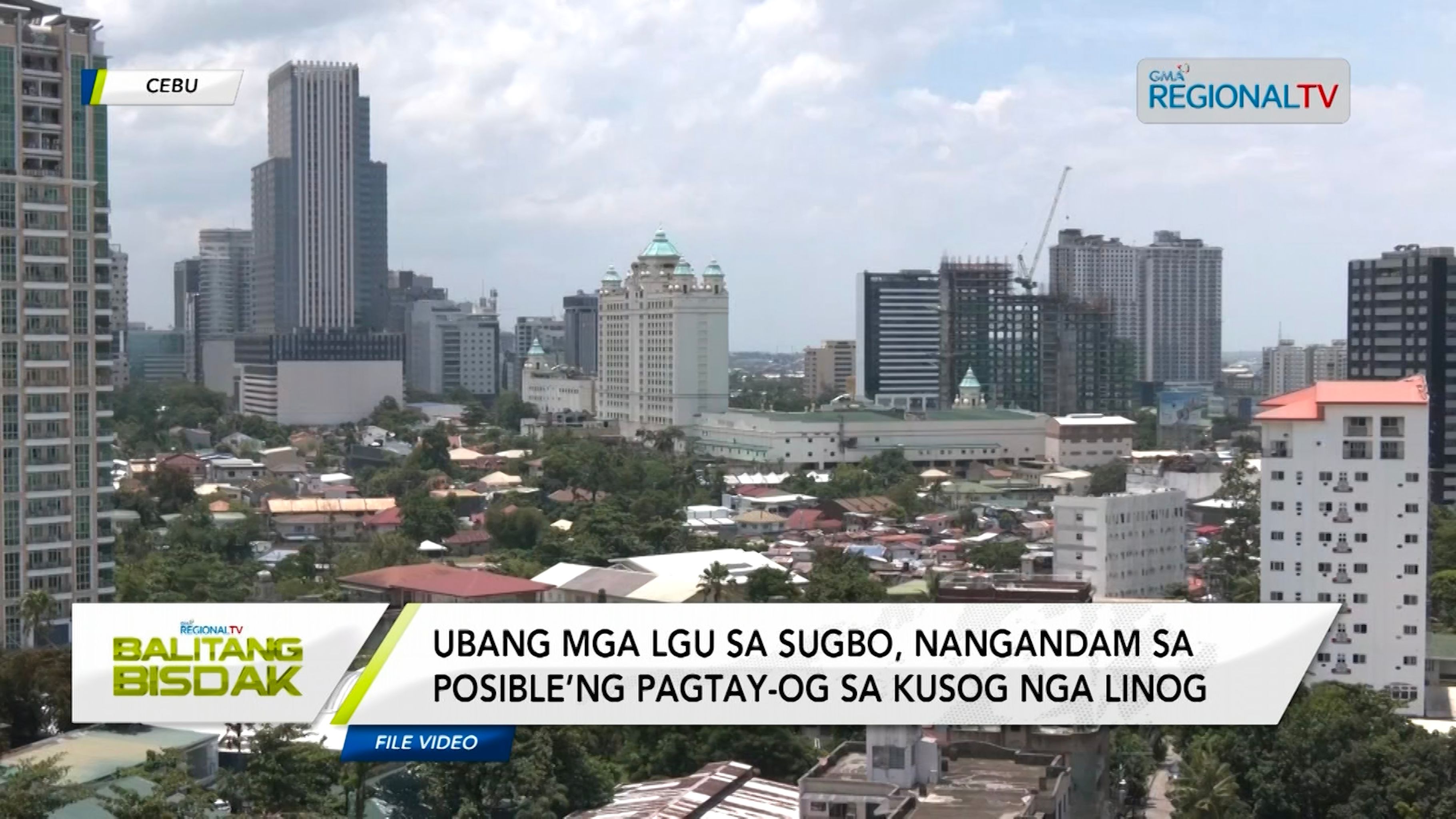 Posibleng kusog nga linog, gipangandaman nang daan