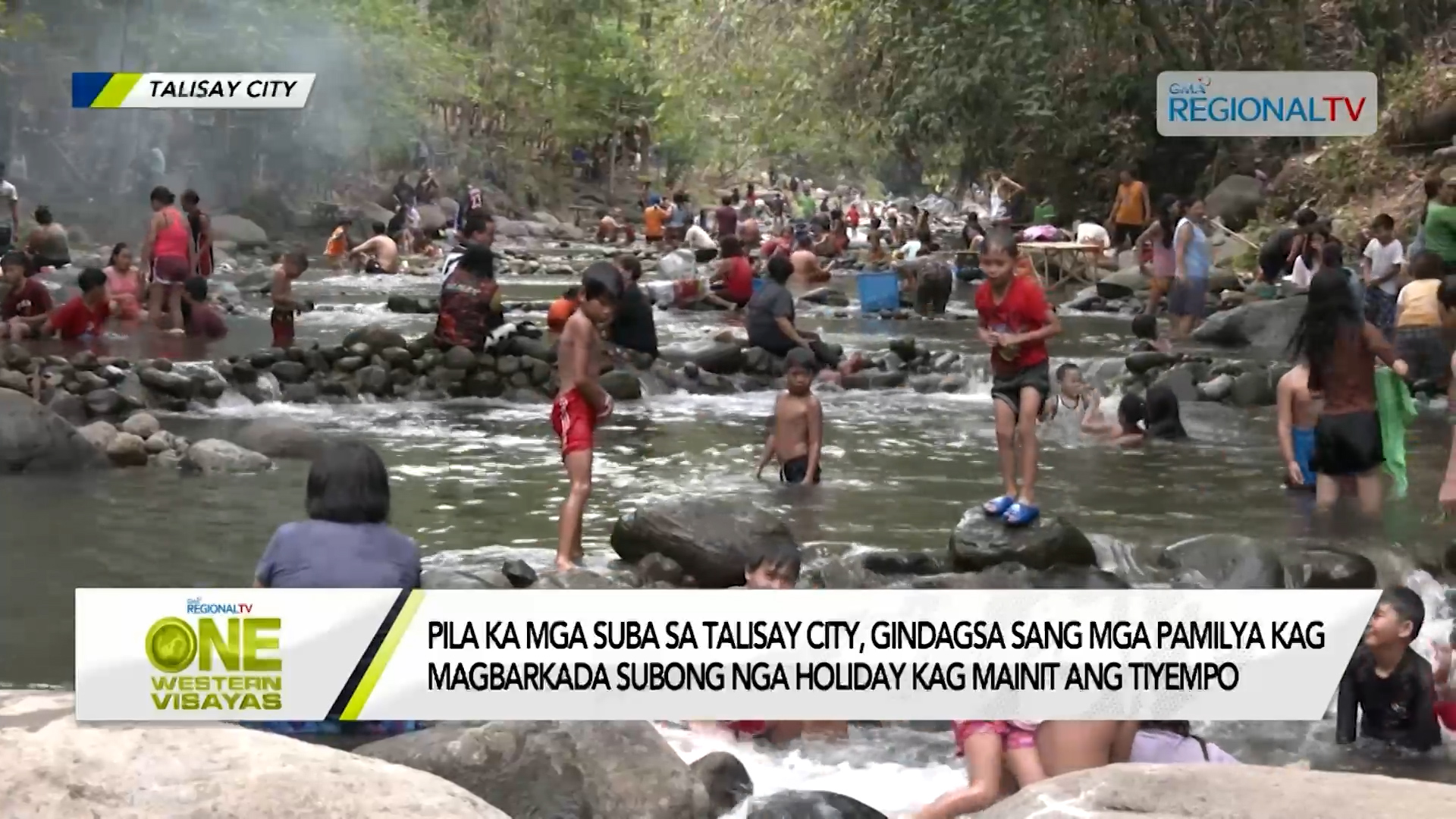 Mga suba sa Talisay City, gindagsa subong nga holiday kag mainit ang tiyempo