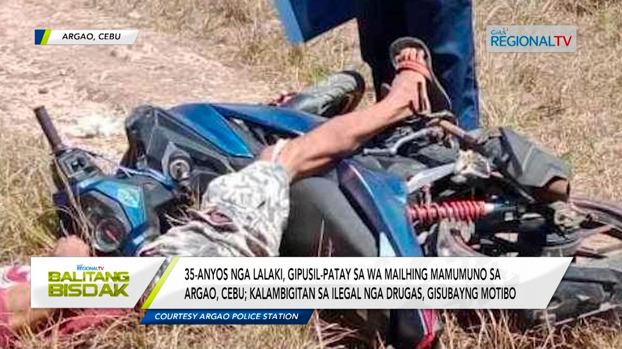 Lalaki, patay sa pagpamusil sa Brgy. Jampang, Argao