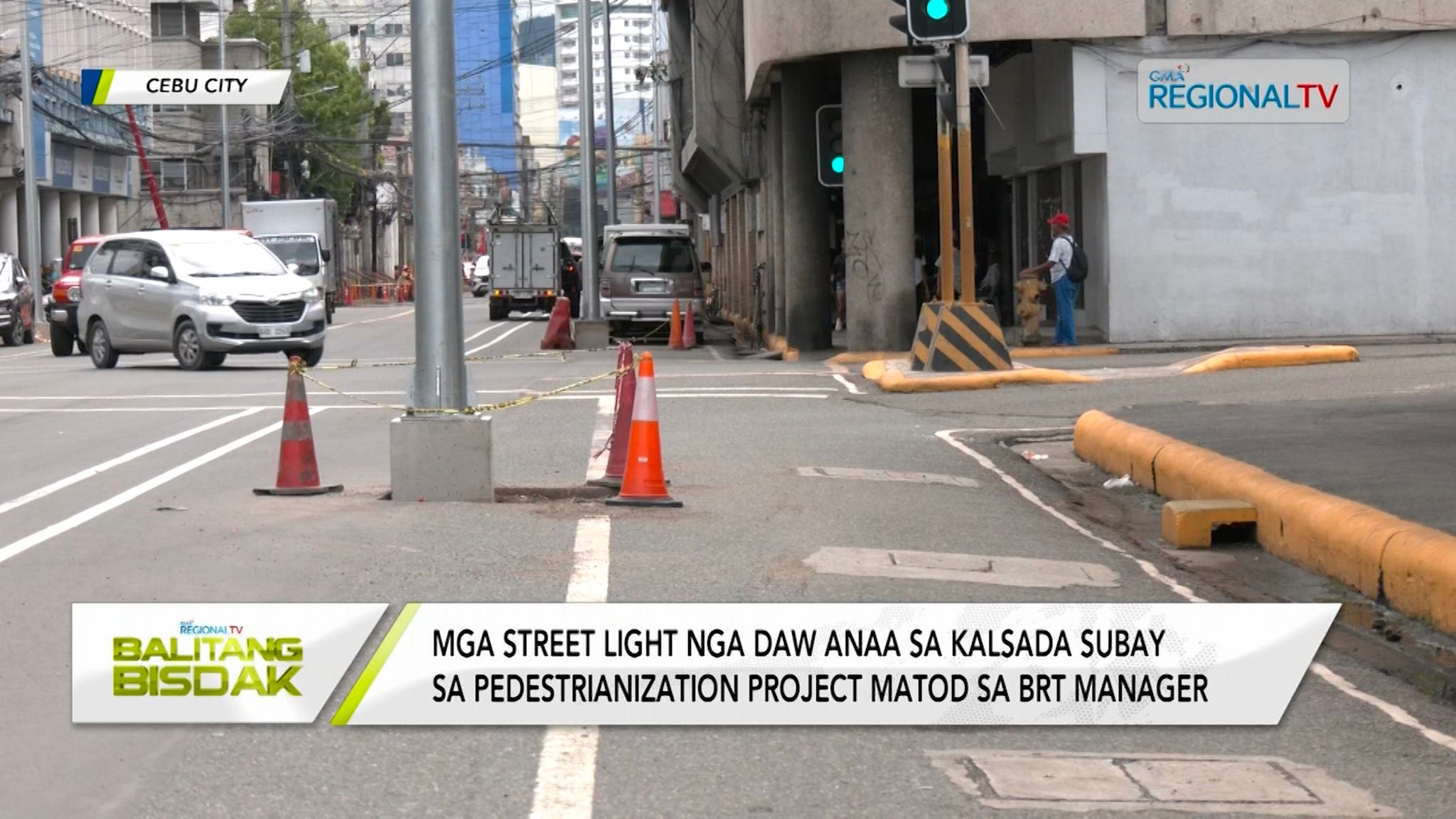 Street lights sa karsada sa Osmeña Blvd., kabahin sa BRT project