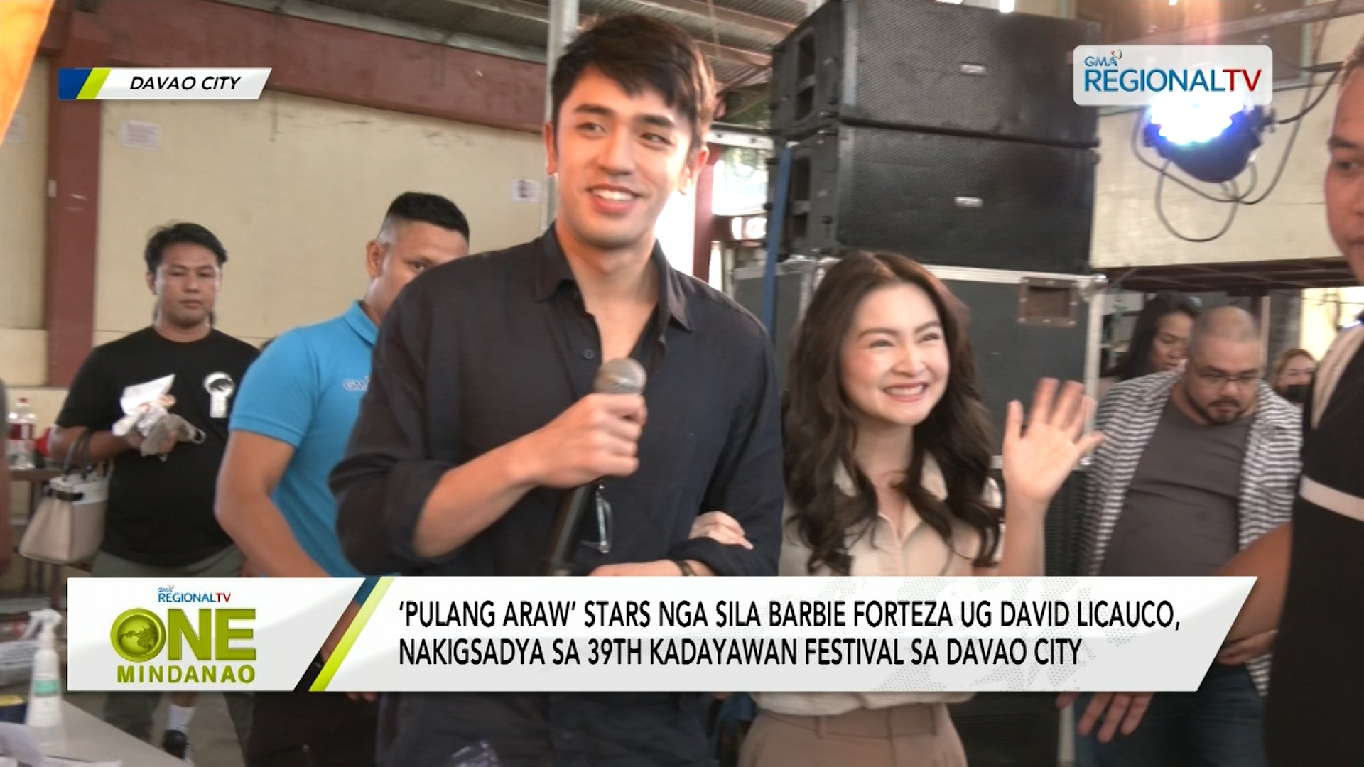 Barbie Forteza ug David Licauco, nakigsadya sa 39th Kadayawan Festival