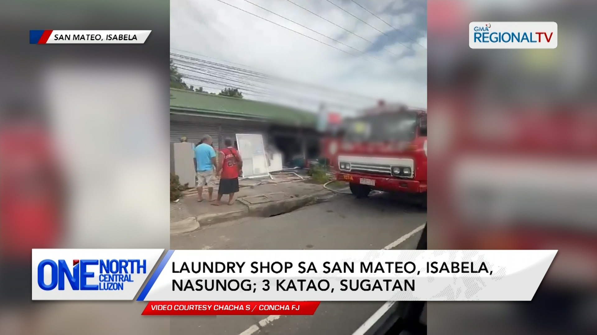 Laundry shop sa San Mateo, Isabela, nasunog | One North Central Luzon