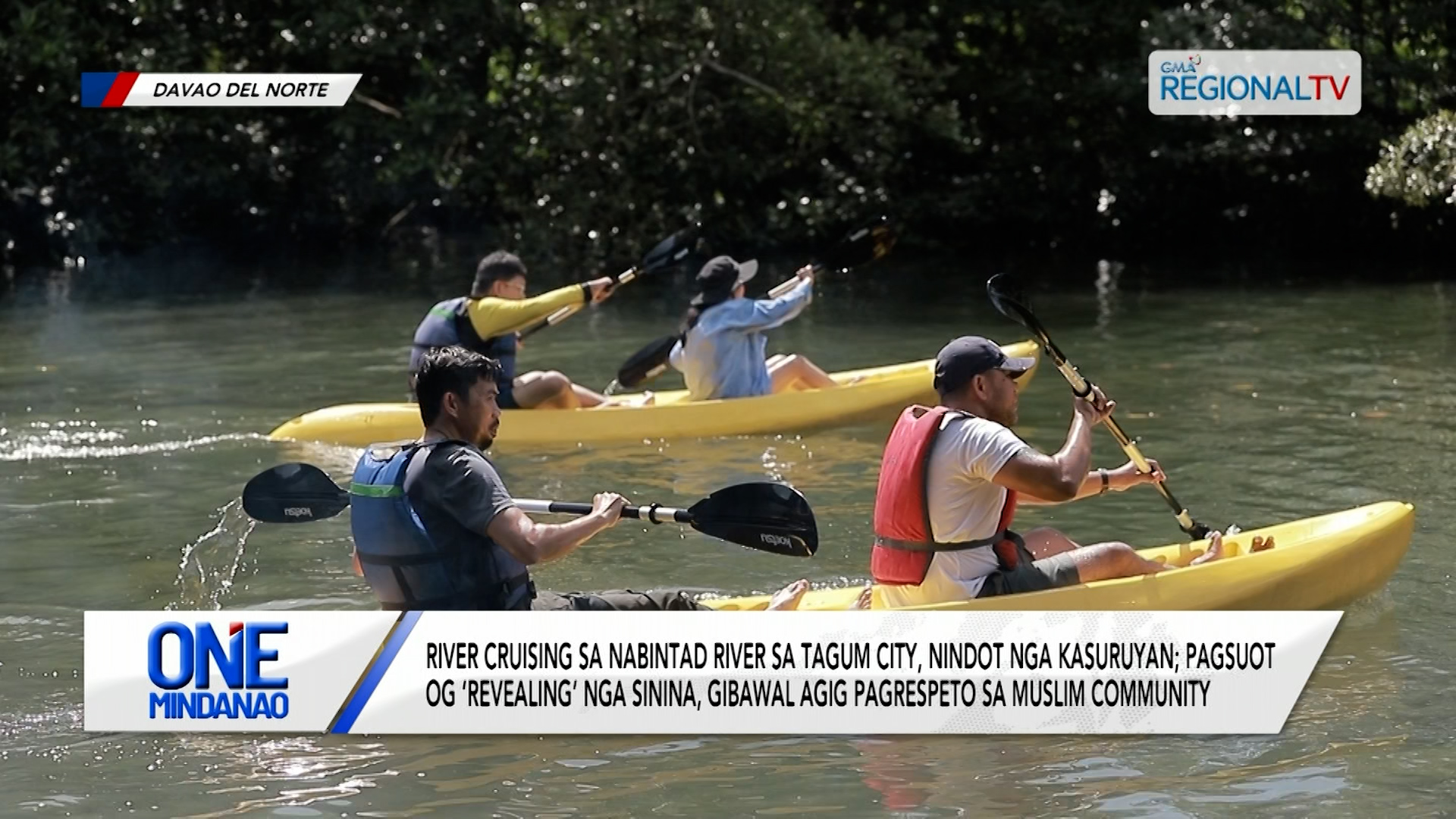 River cruising sa Nabintad river sa Tagum City, nindot nga kasuruyan ...