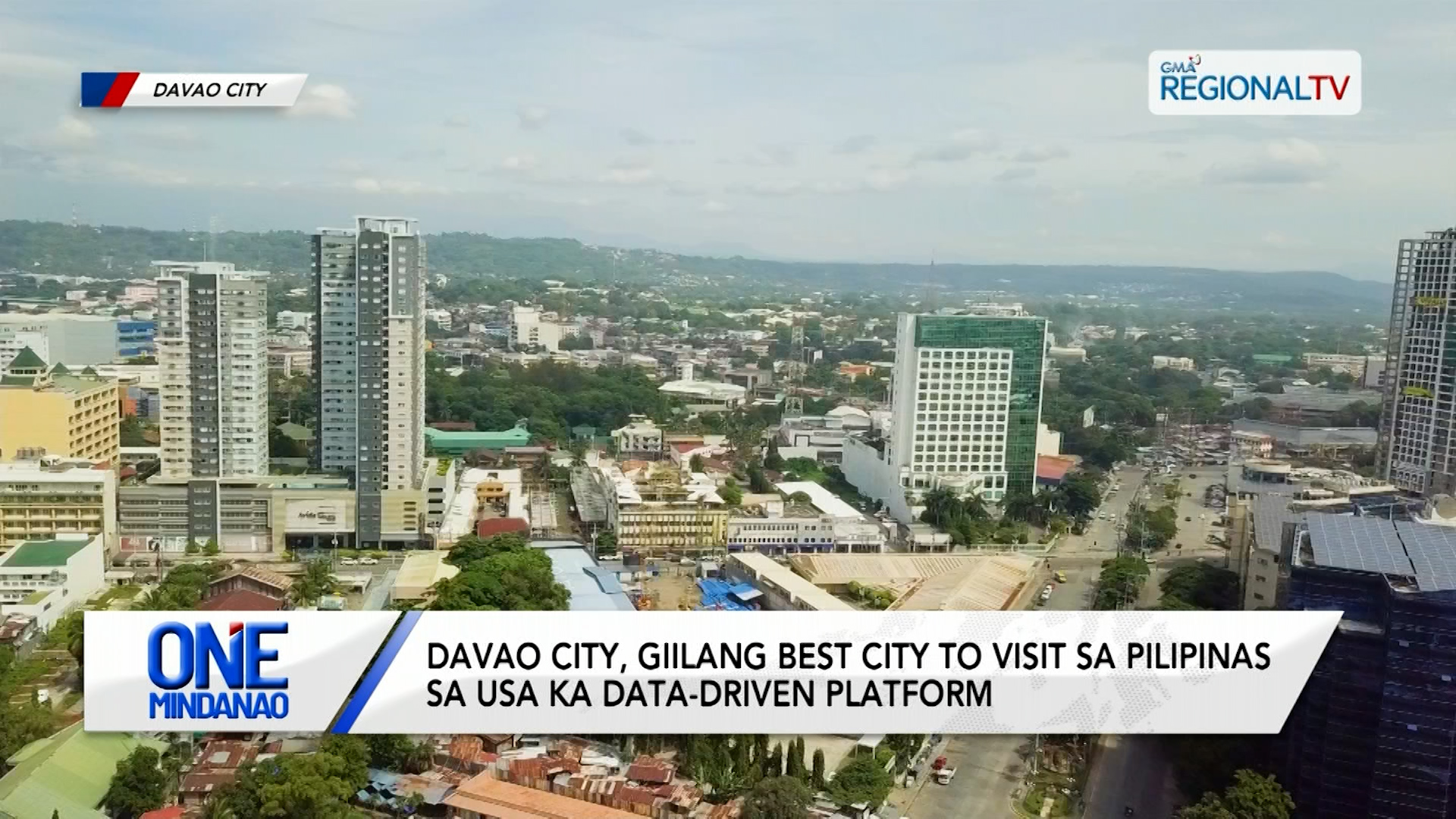 Davao City, giilang Best City to visit sa Pilipinas sa usa ka data-driven platform | One Mindanao