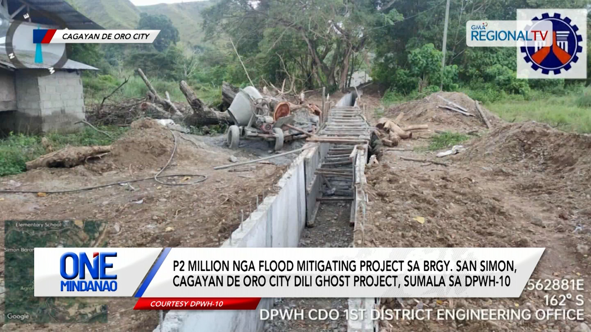 P2 million nga flood mitigating project sa Cagayan de Oro City, dili ghost project | One Mindanao